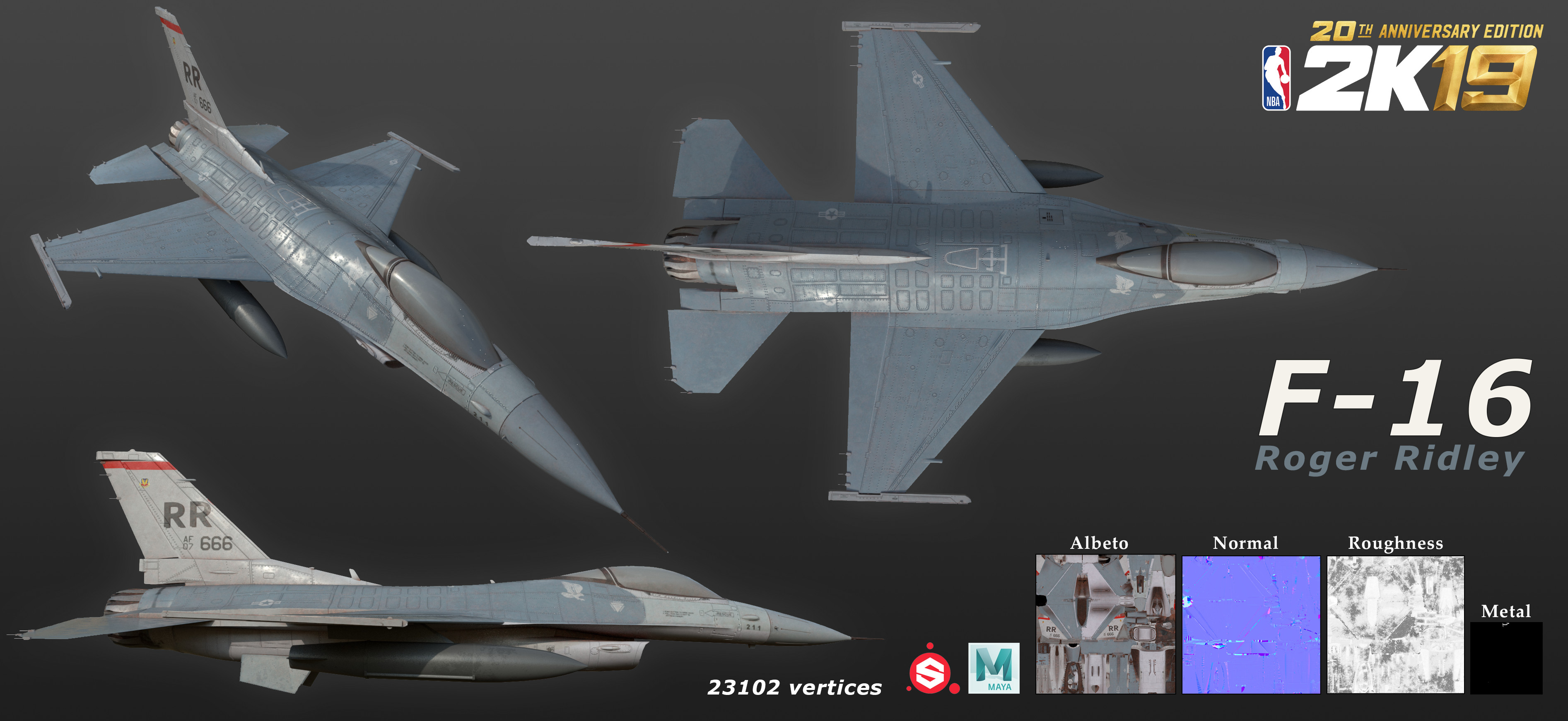 Roger Ridley - NBA2K19 F-16