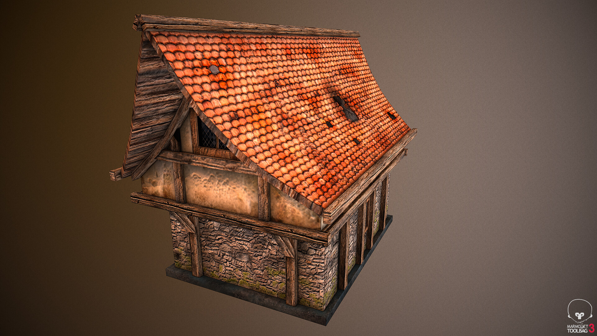 Keshav vats - Small Medieval Hut (Game Ready)