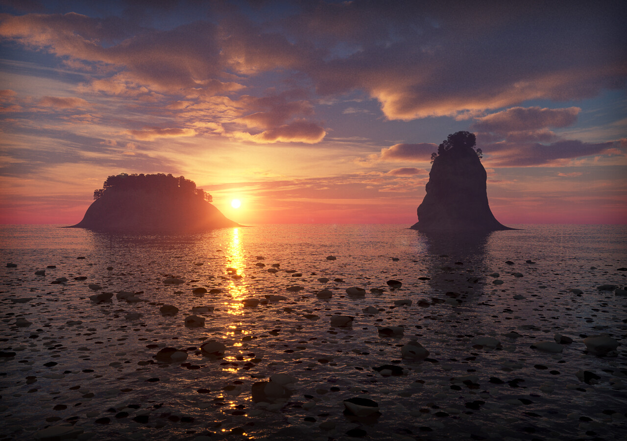 ArtStation - Sea Stacks