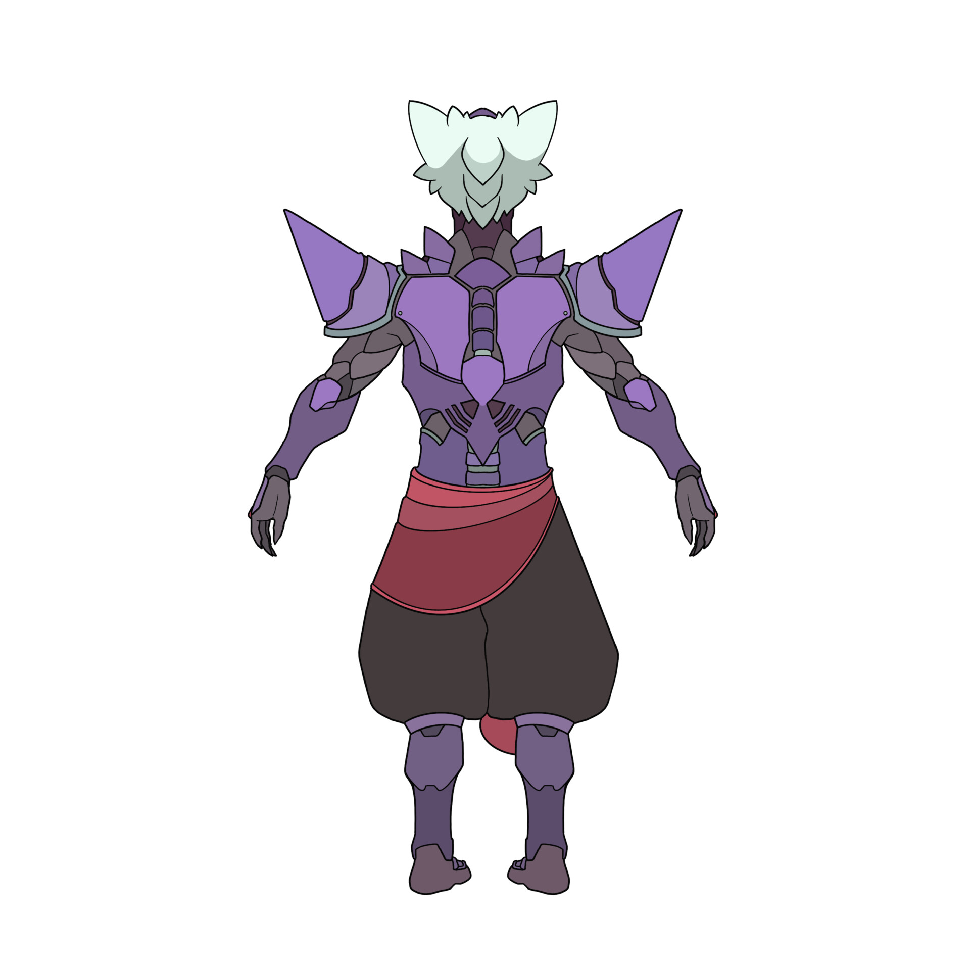 Jack Burke - Gengar Armor (with turnaround)