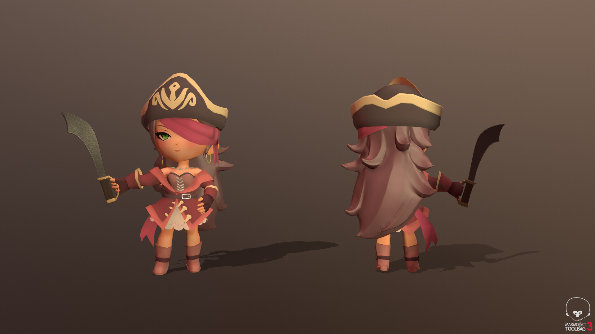 Pooja Balamurali - Stylized Pirate character