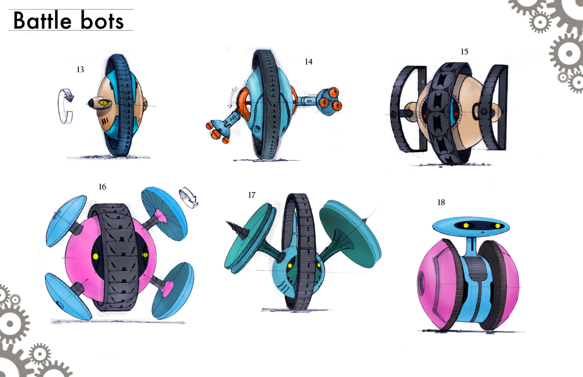 ArtStation - Cute Bots