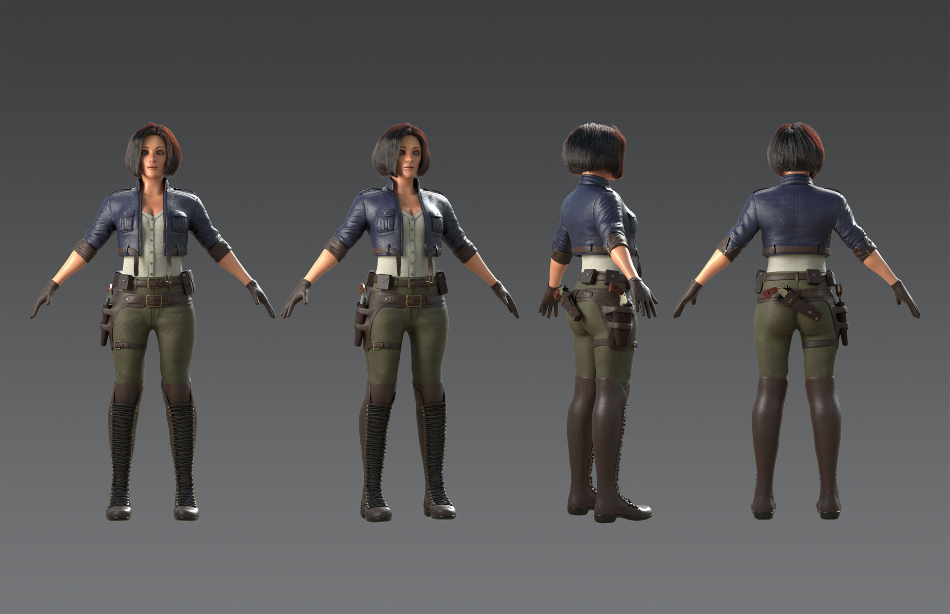 Jonathan Alexandre - Dieselpunk girl