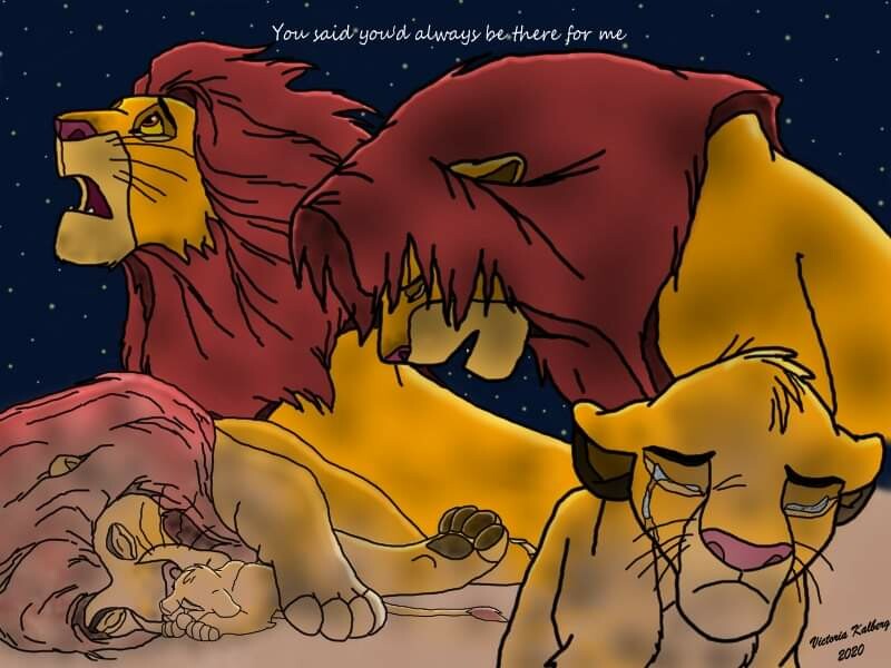 sad simba