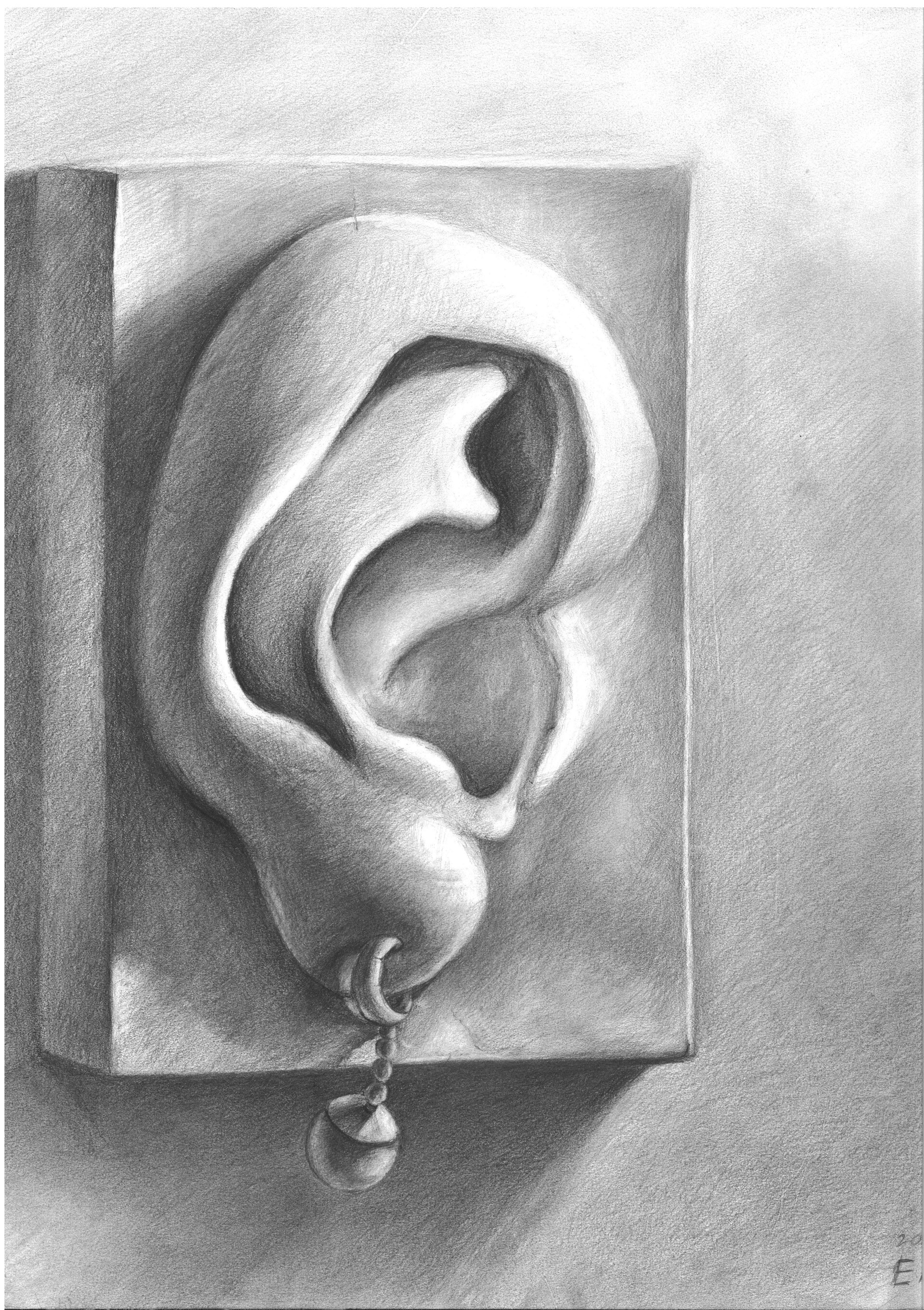 ArtStation - Ear Sketch + Potara Earing