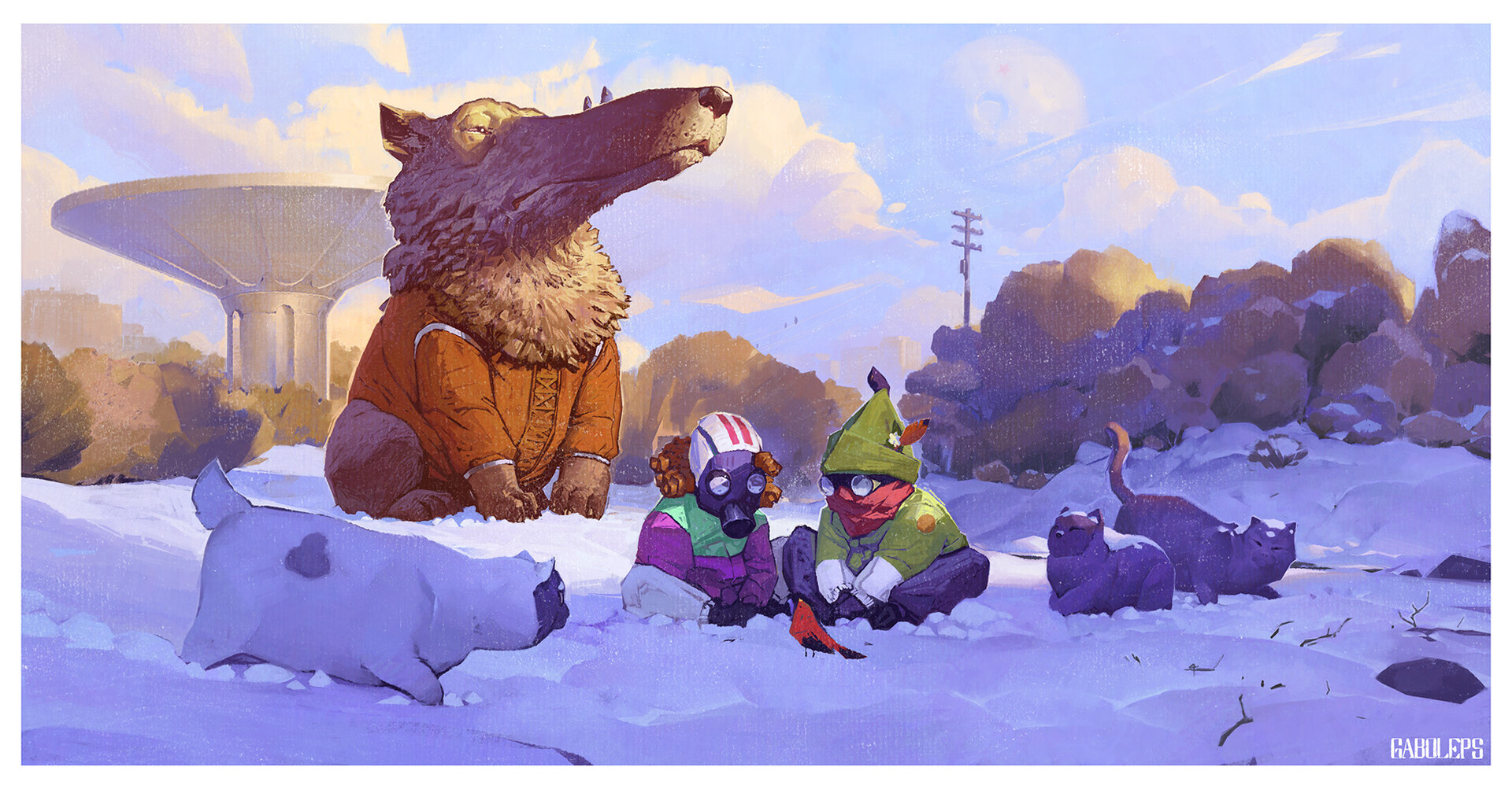 ArtStation - Laika & friends