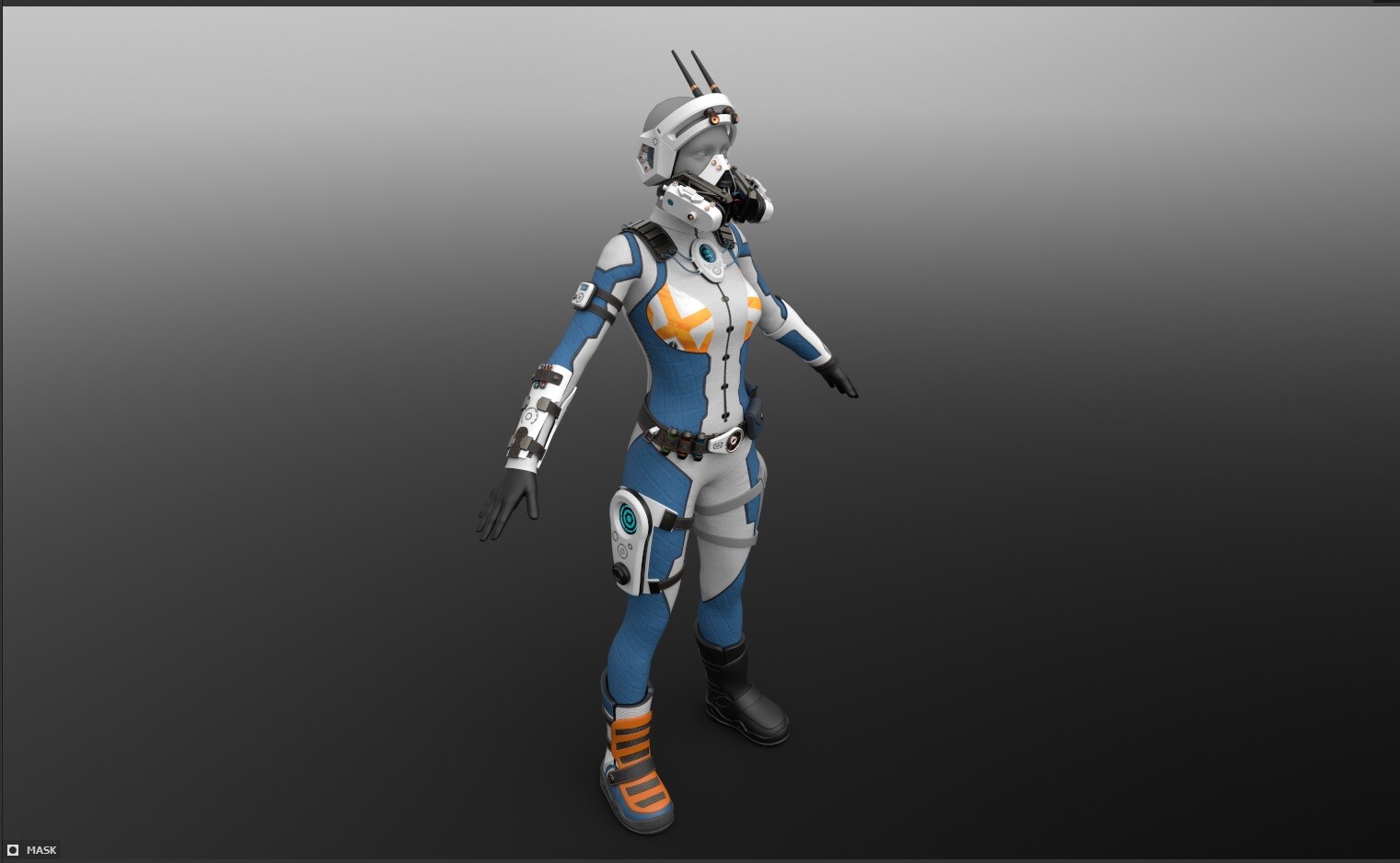 ArtStation - Mech Pilot WIP2