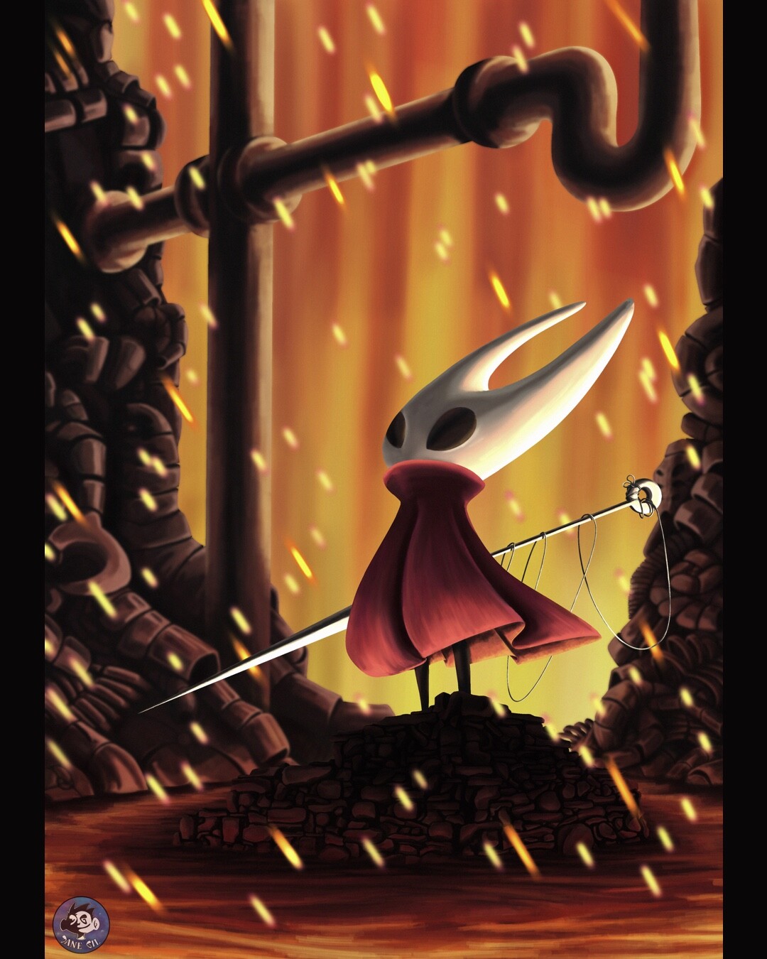 ArtStation - Hornet - Fan Art Hollow Knight: Silksong
