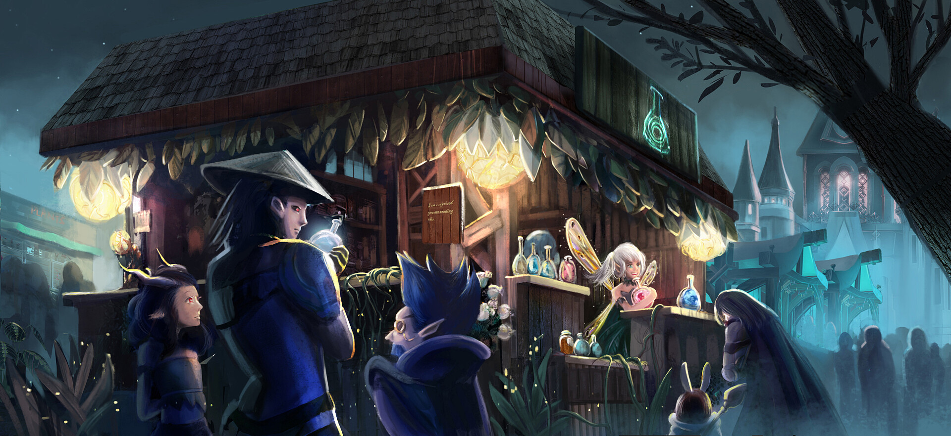 ArtStation - Potion shop