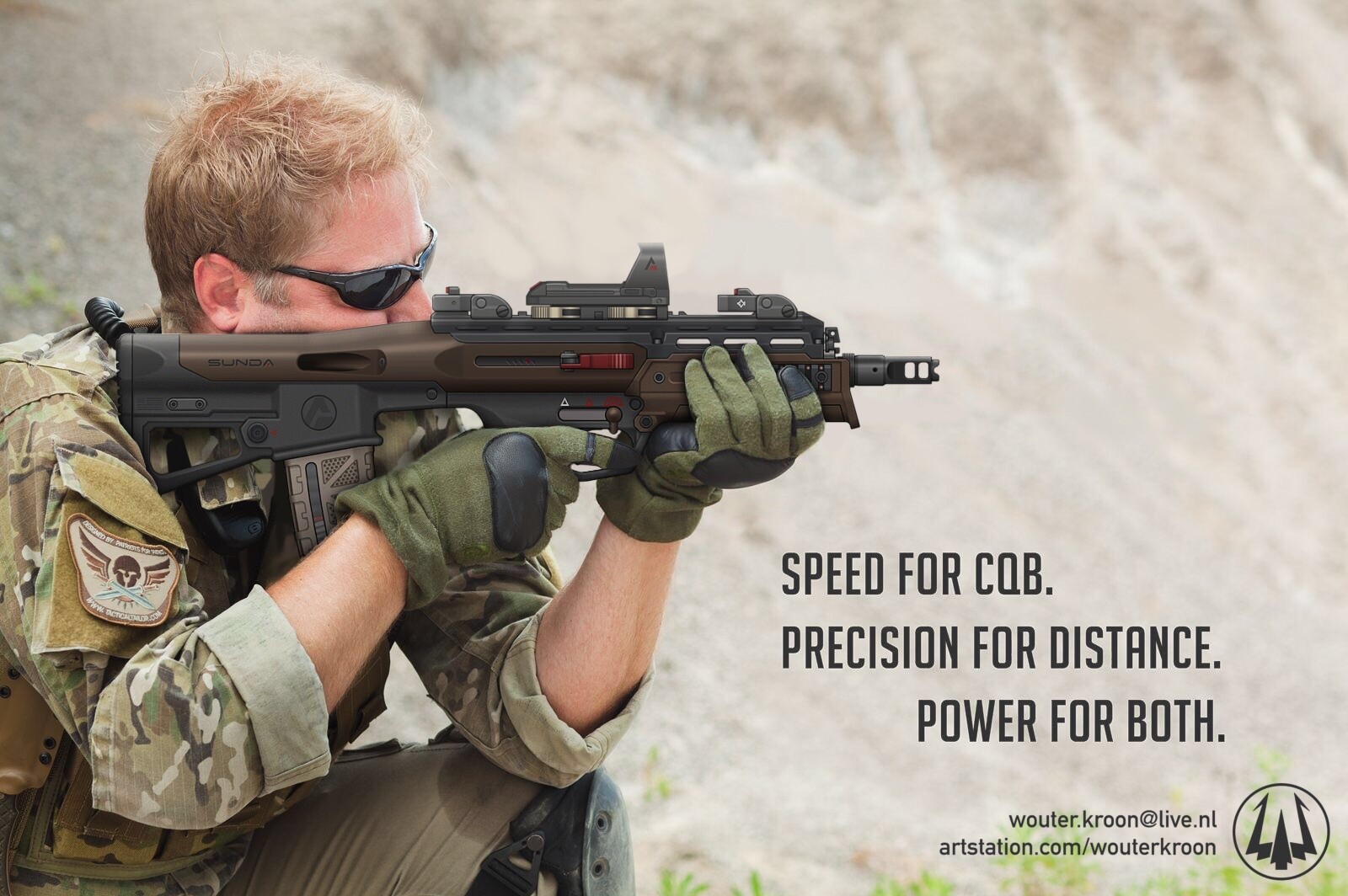 Wouter Kroon - “Sunda” Mk. 2 Assault Rifle