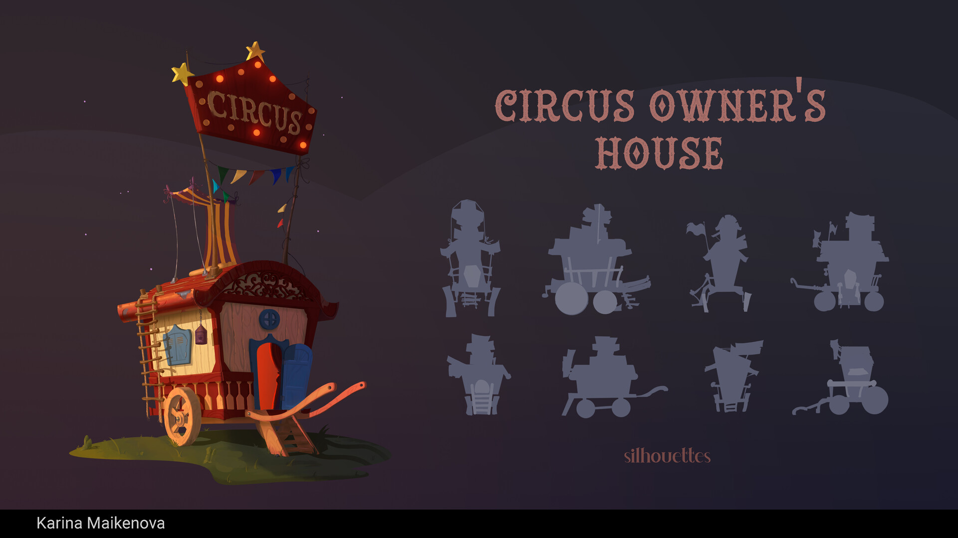 ArtStation - Circus Owner's House