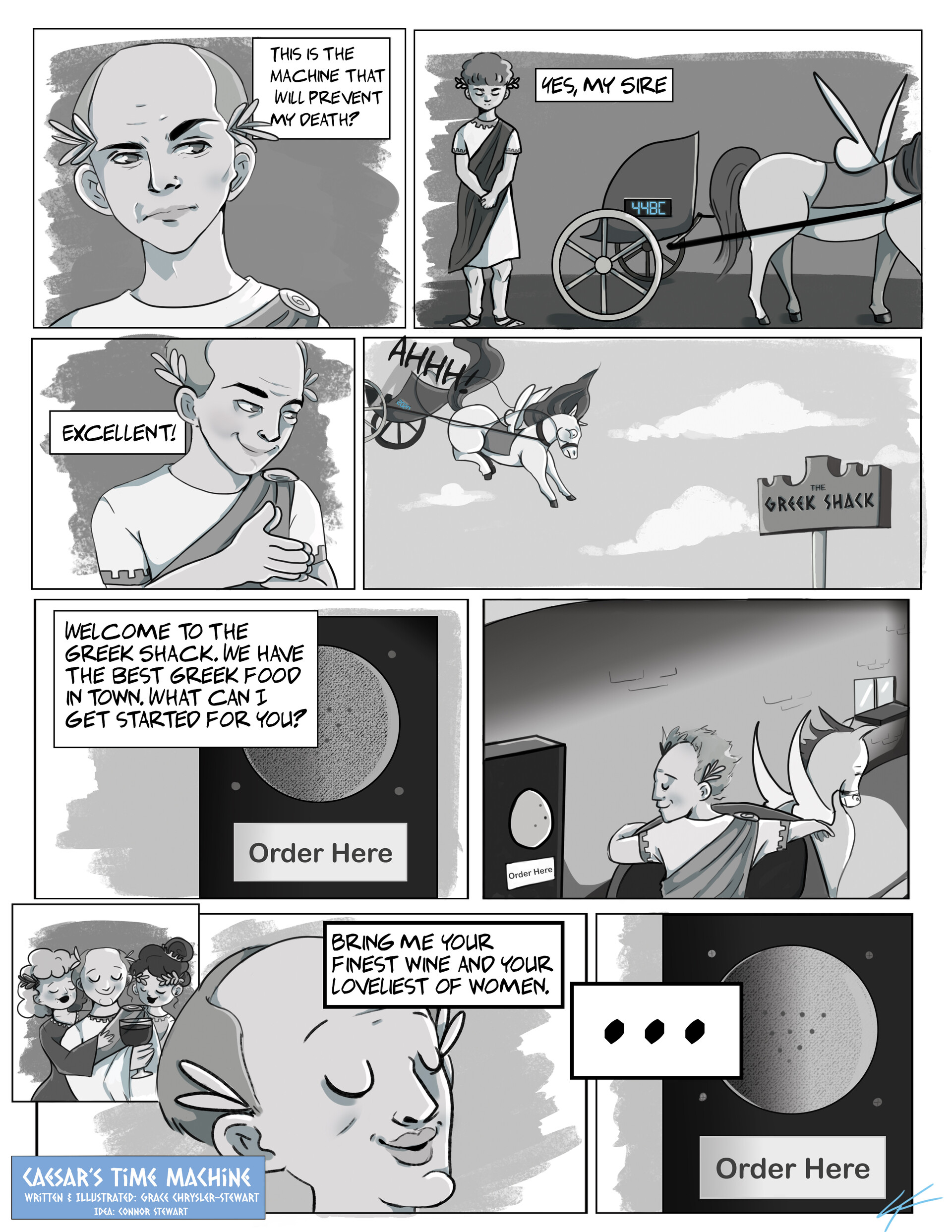 ArtStation - The Greek Shack Comic