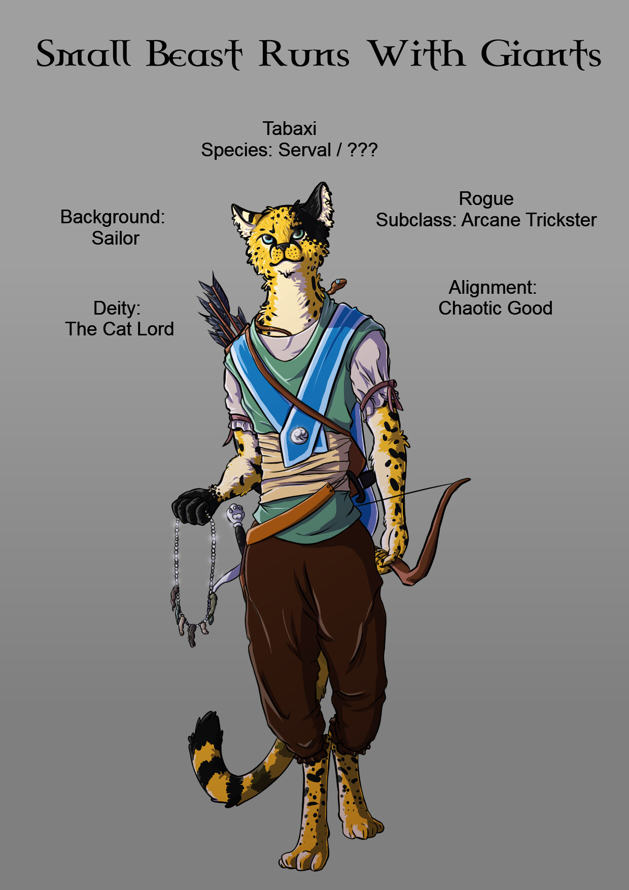 ArtStation - Beast - Tabaxi Rogue