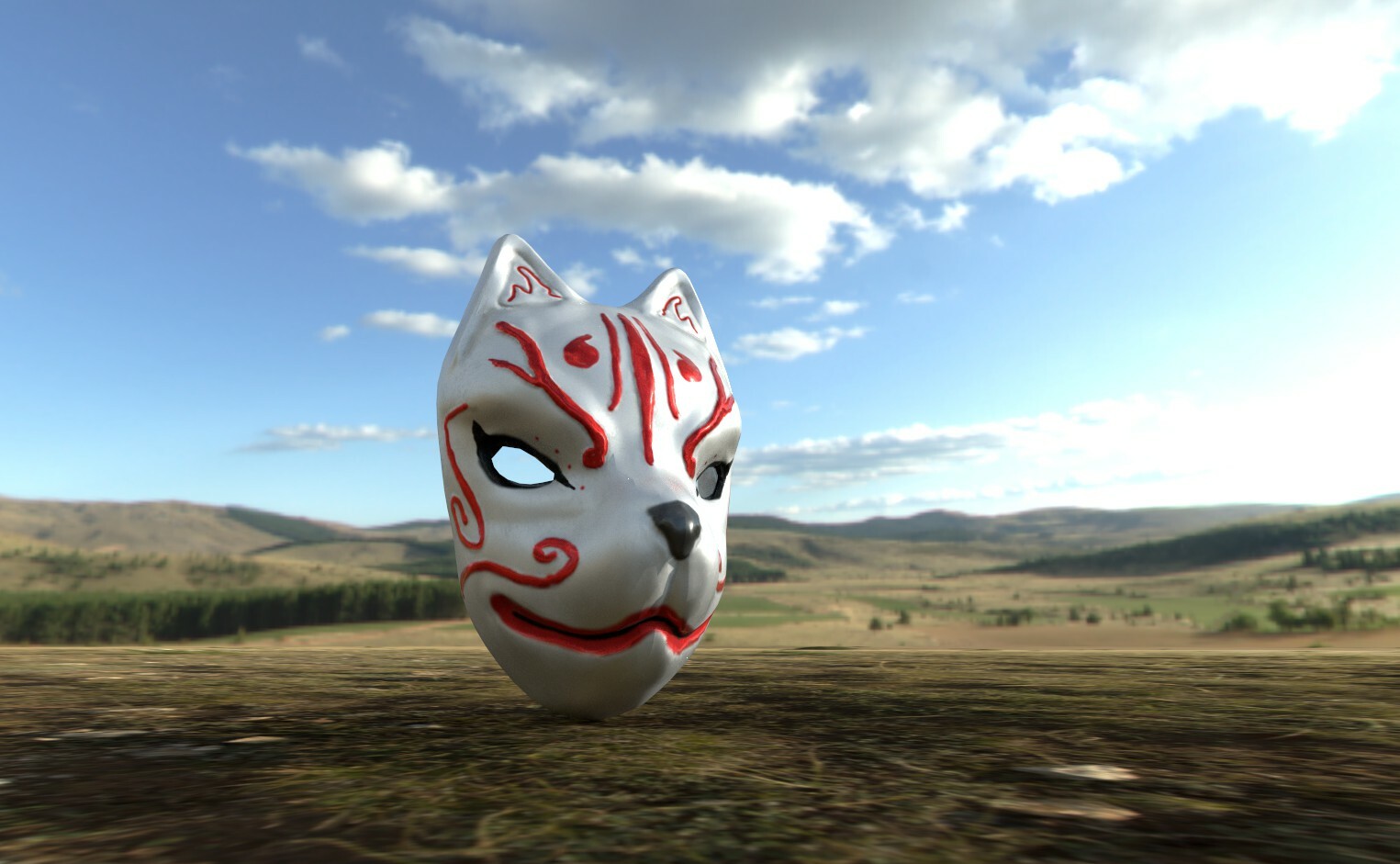 ArtStation - Kitsune Mask
