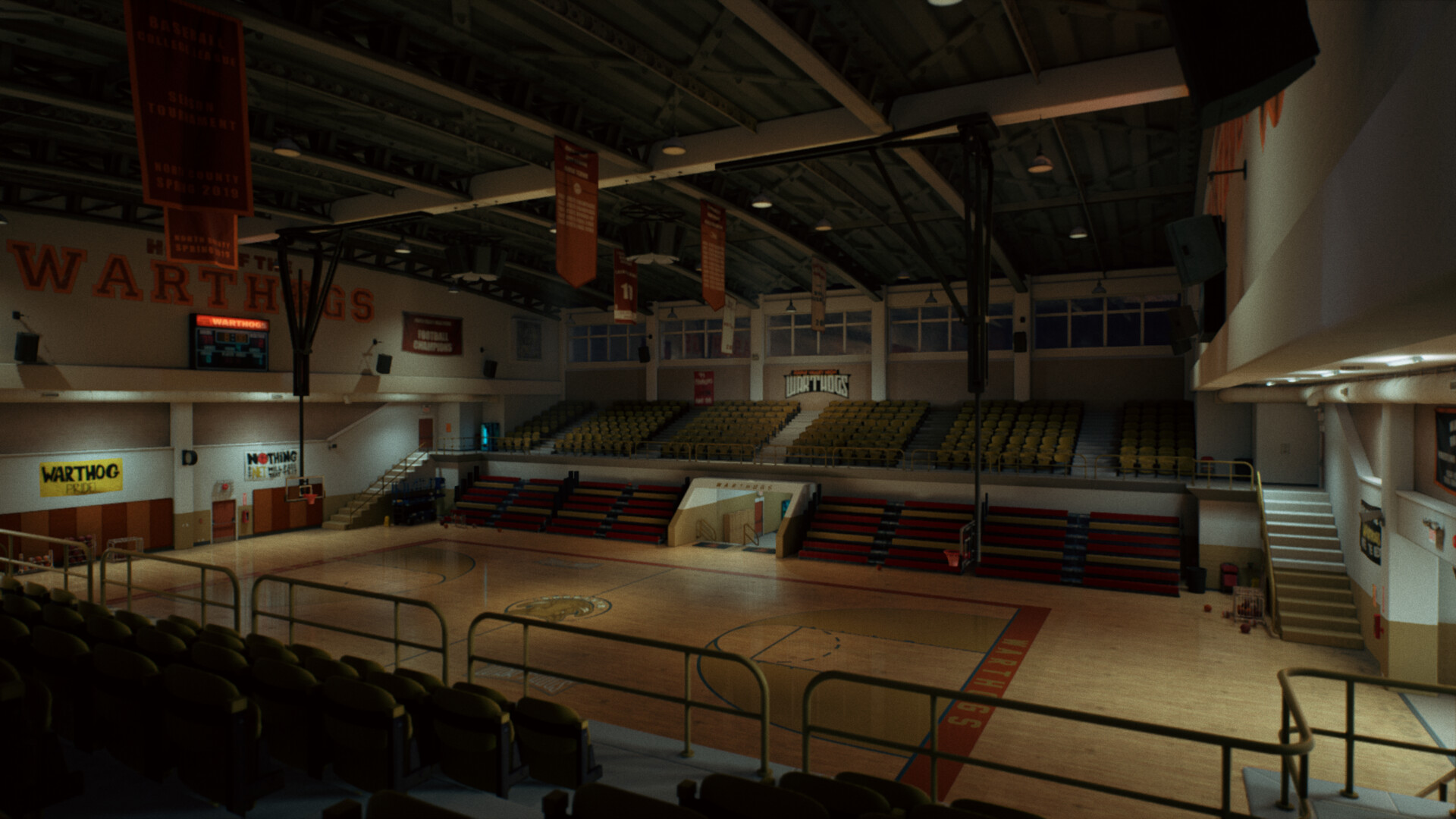 Dekogon Studios - Warthogs Basketball - Highschool Gym (UE4)