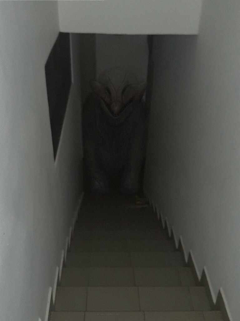 ArtStation - He who waits at the end of the stairs