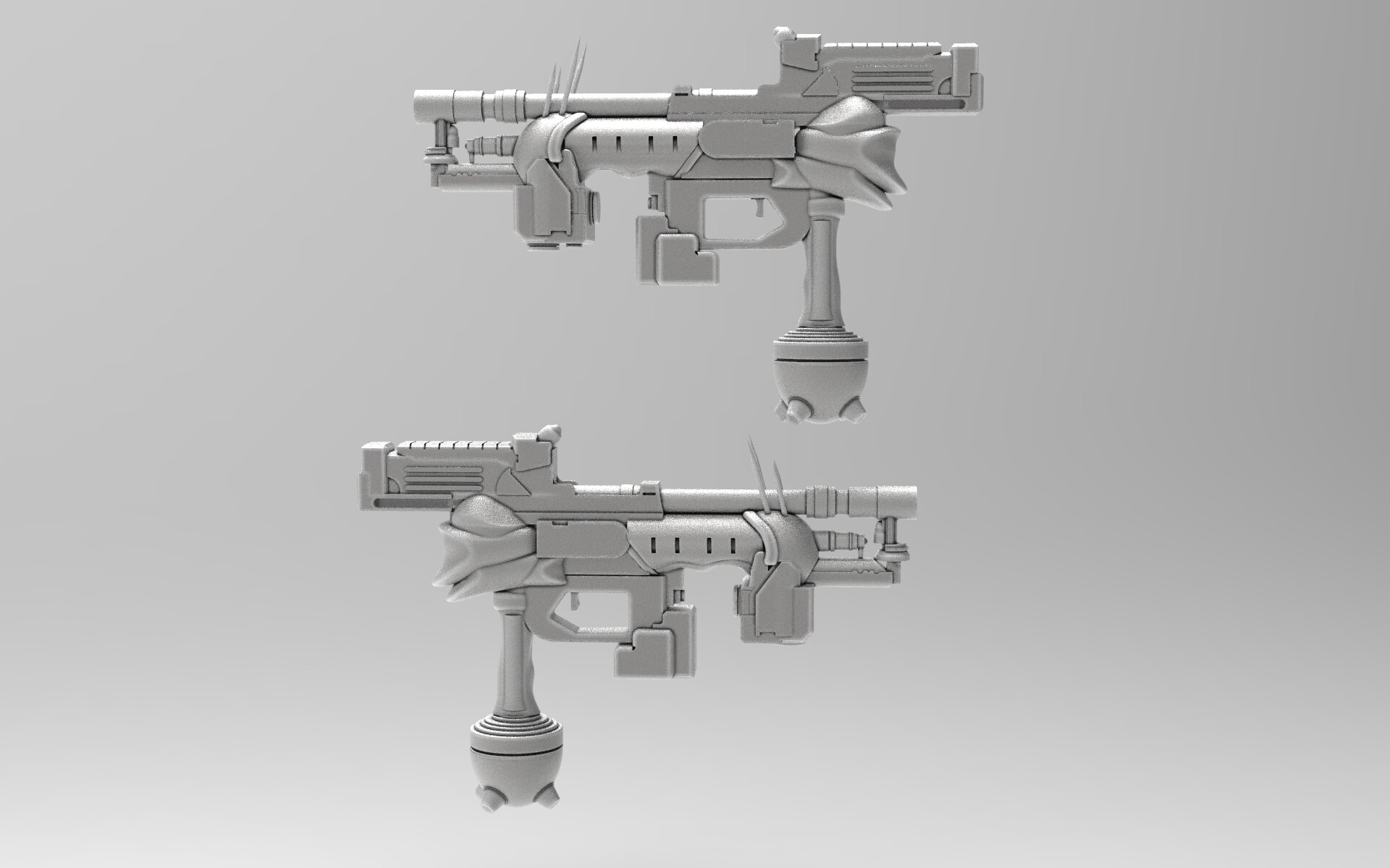 Pan Zhen/潘震 - Warframe Grakata SMG Fan-render