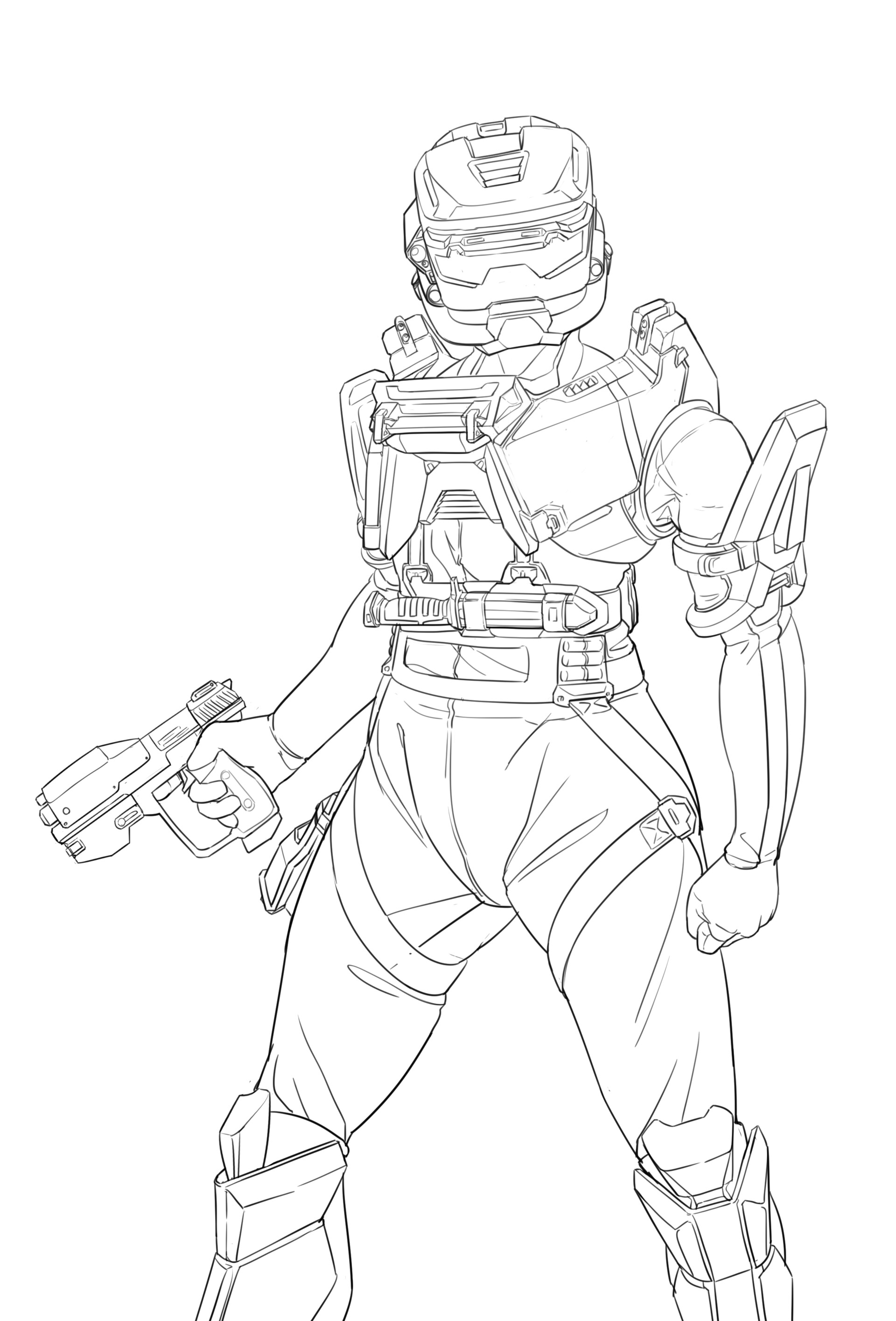 halo coloring pages printable