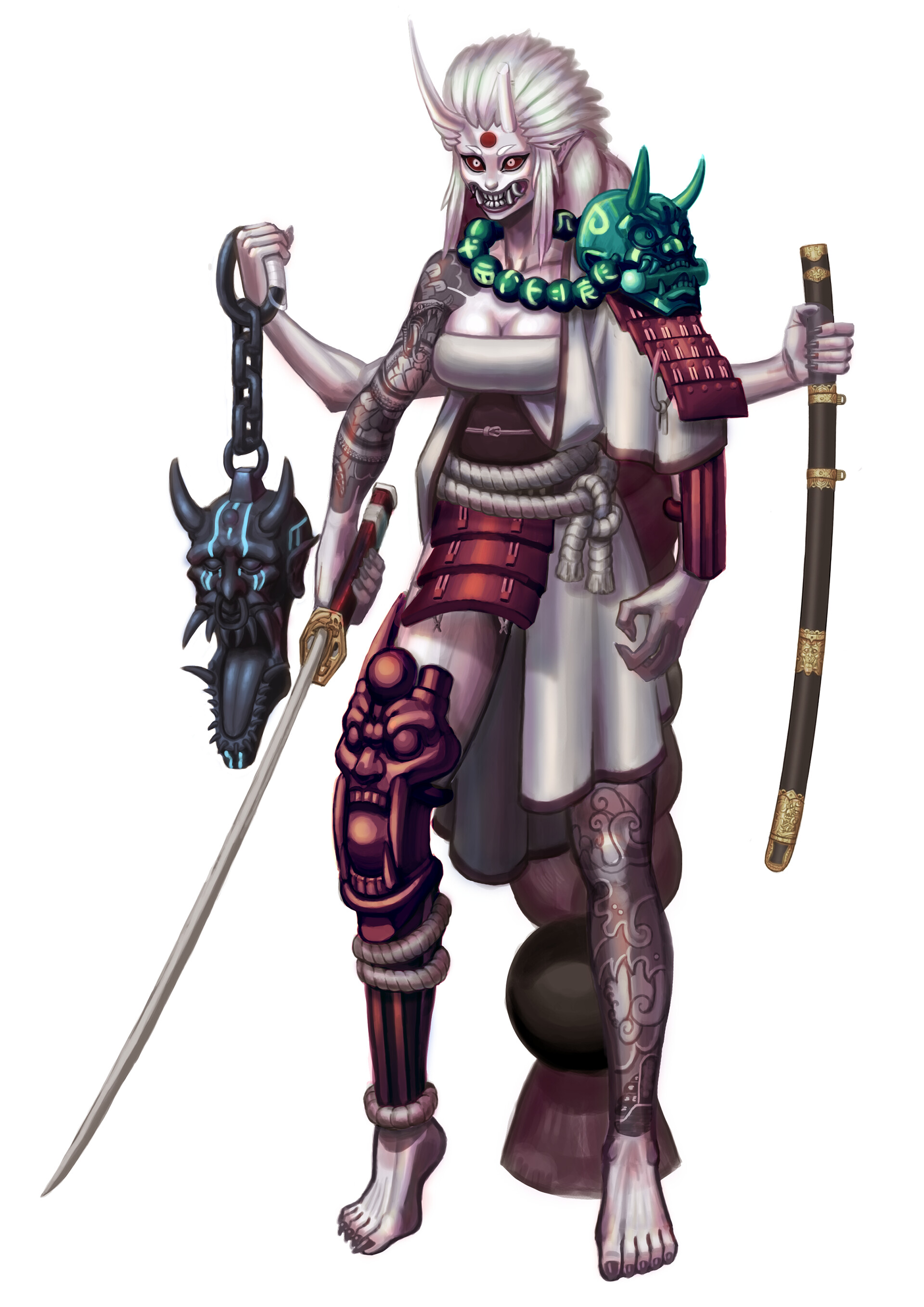 ArtStation - Oni Warrior