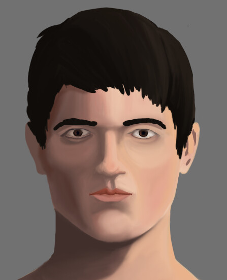 ArtStation - Learning to draw faces, attempt number one