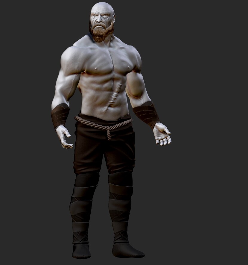 Kratos As A Human
