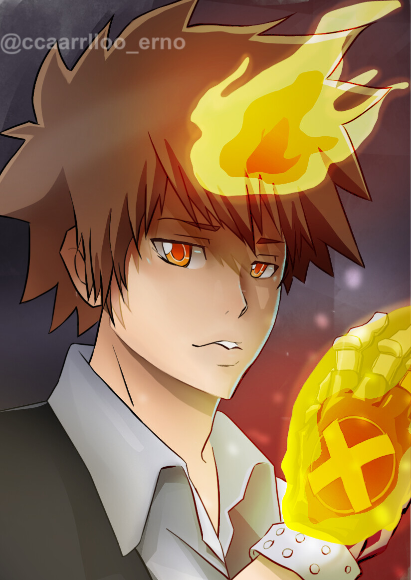 ArtStation - Tsunayoshi Sawada Fanart