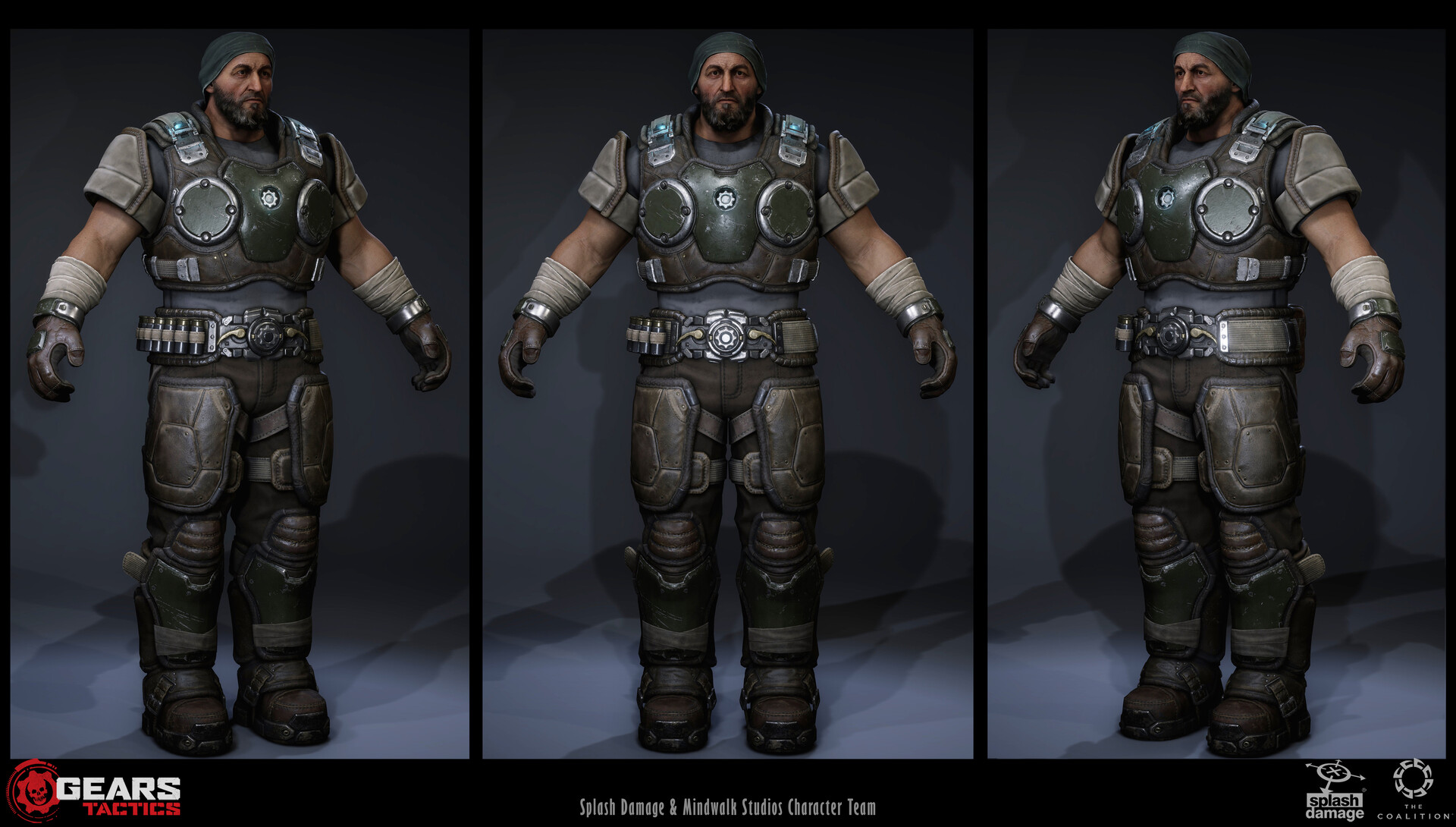 Ben Davis - Gears Tactics - Grunt Armours