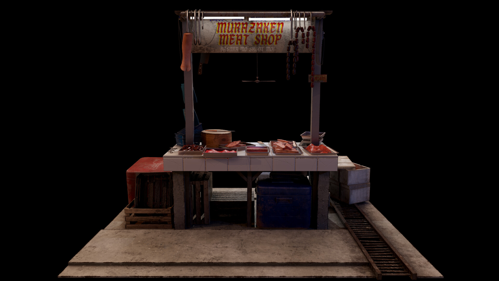 ArtStation - Meat Stall