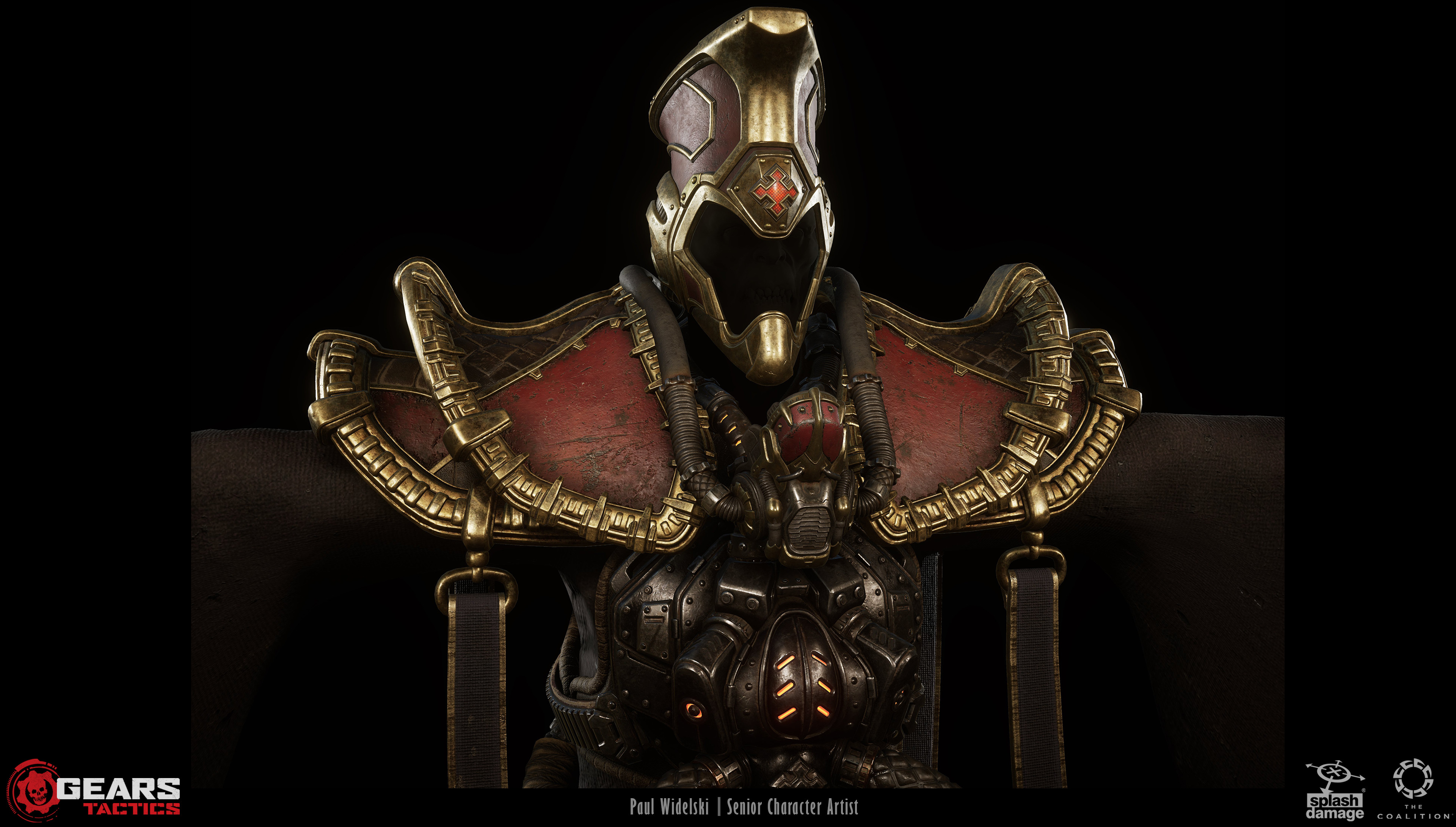 Paul Widelski - Gears Tactics - Ukkon Mask and Armour Textures