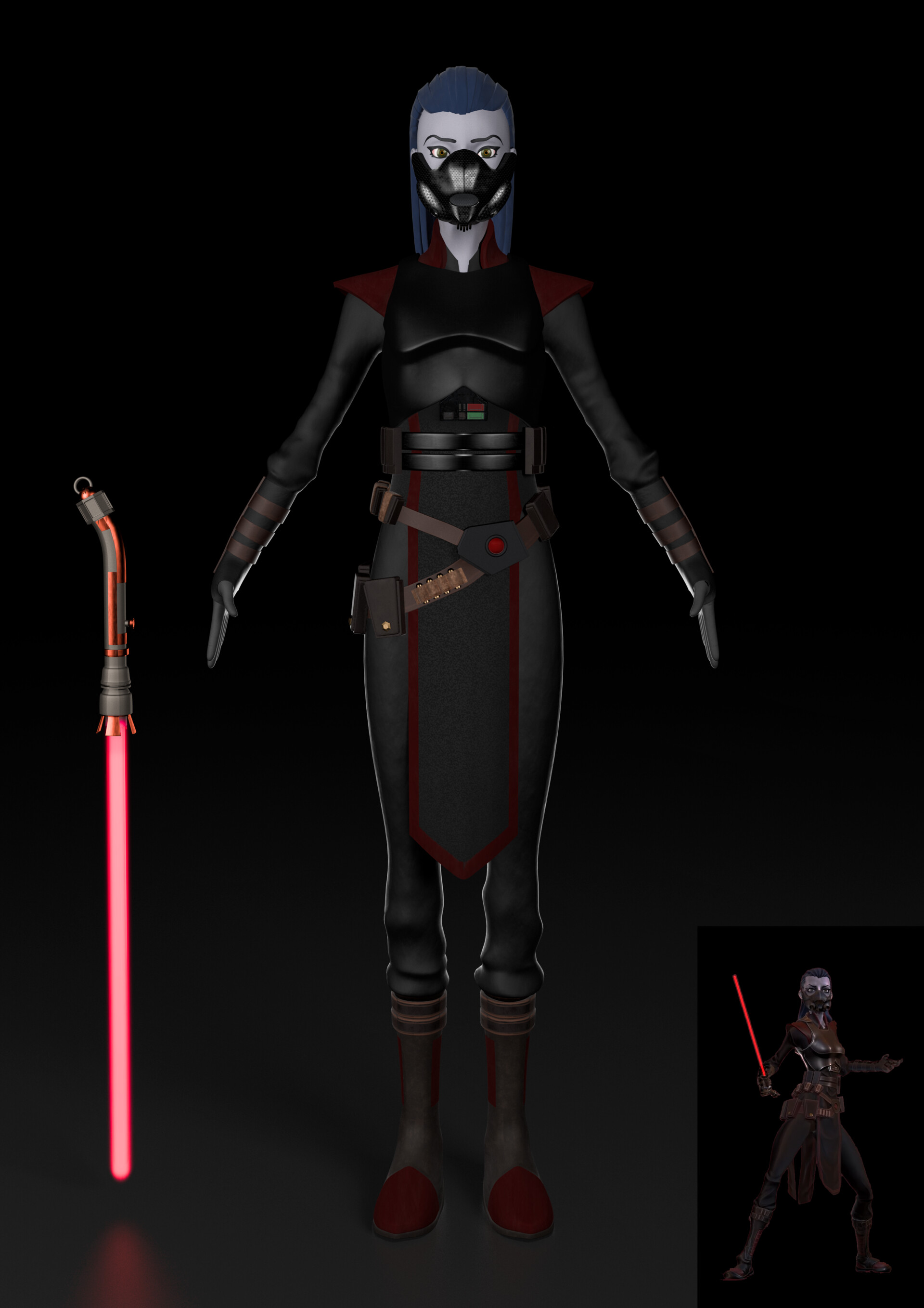 ArtStation - The Sith Girl