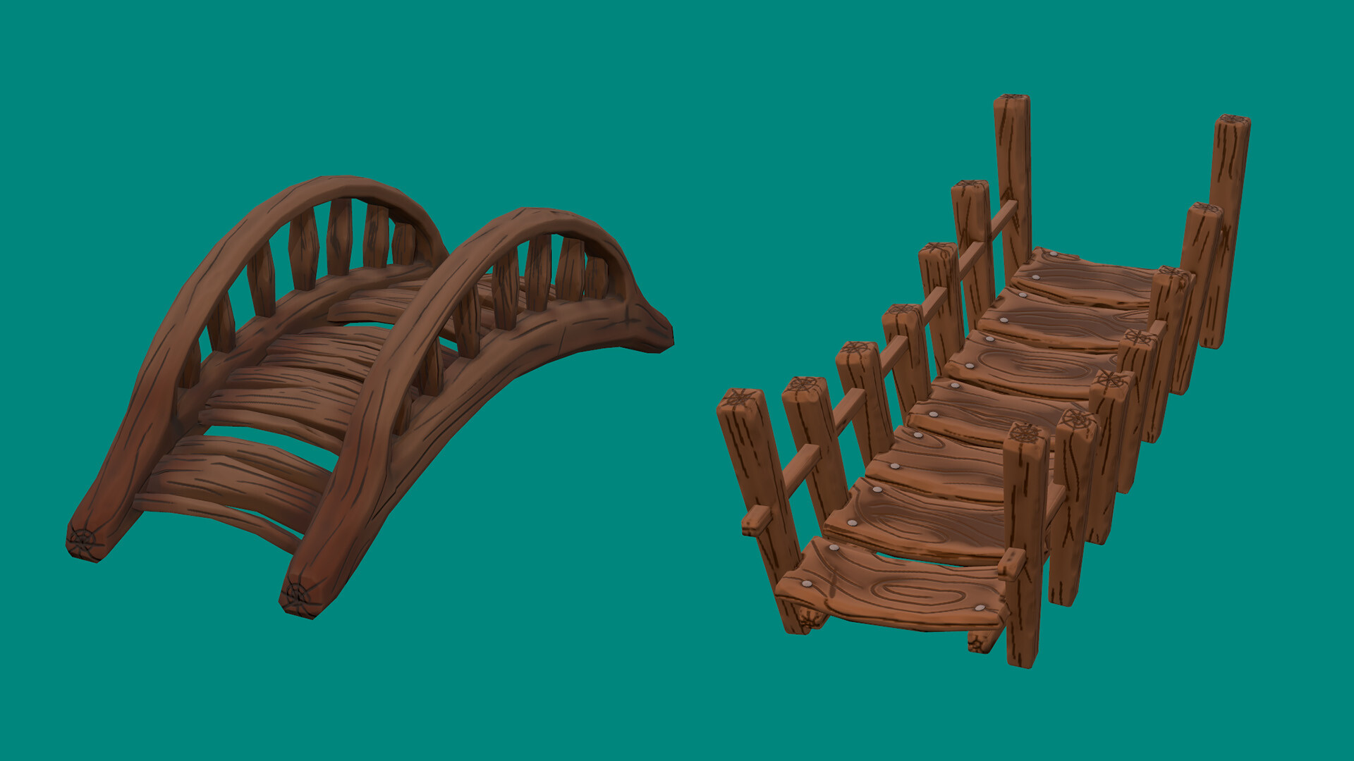 Silvia Spacca - Stylized Wood Bridges