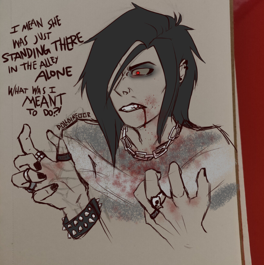 ArtStation - Vampire doodle