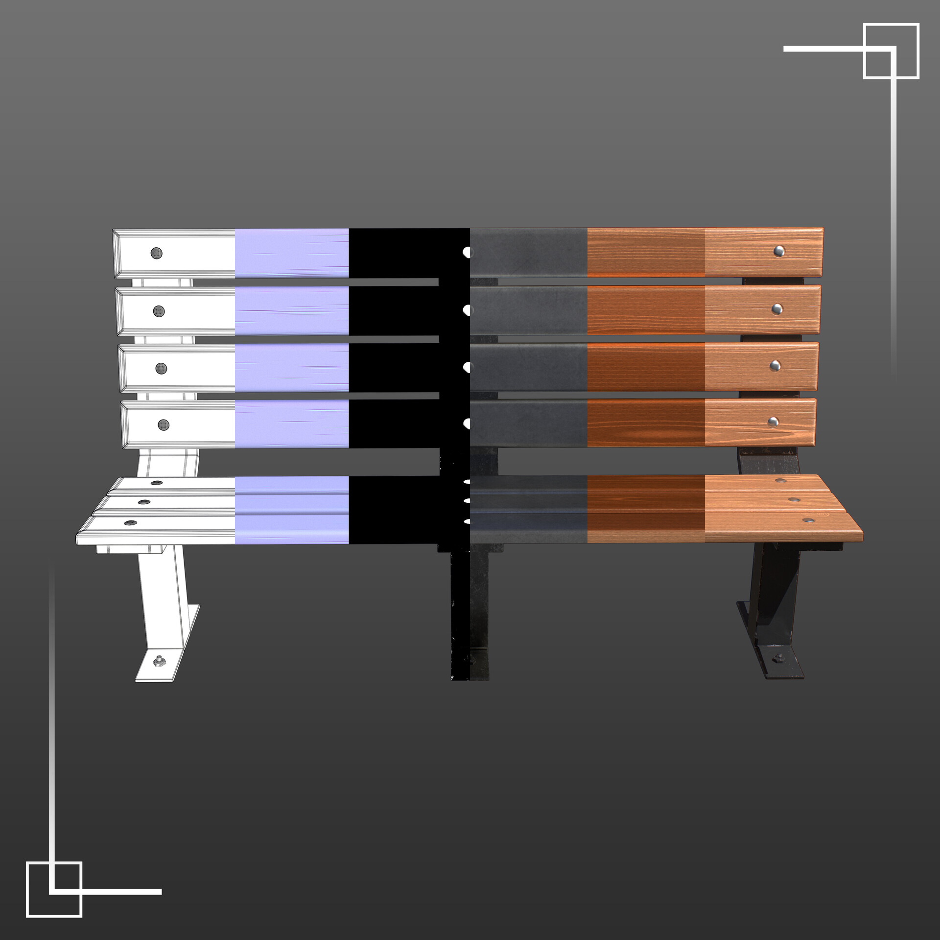 Travis Bridges - Park Bench