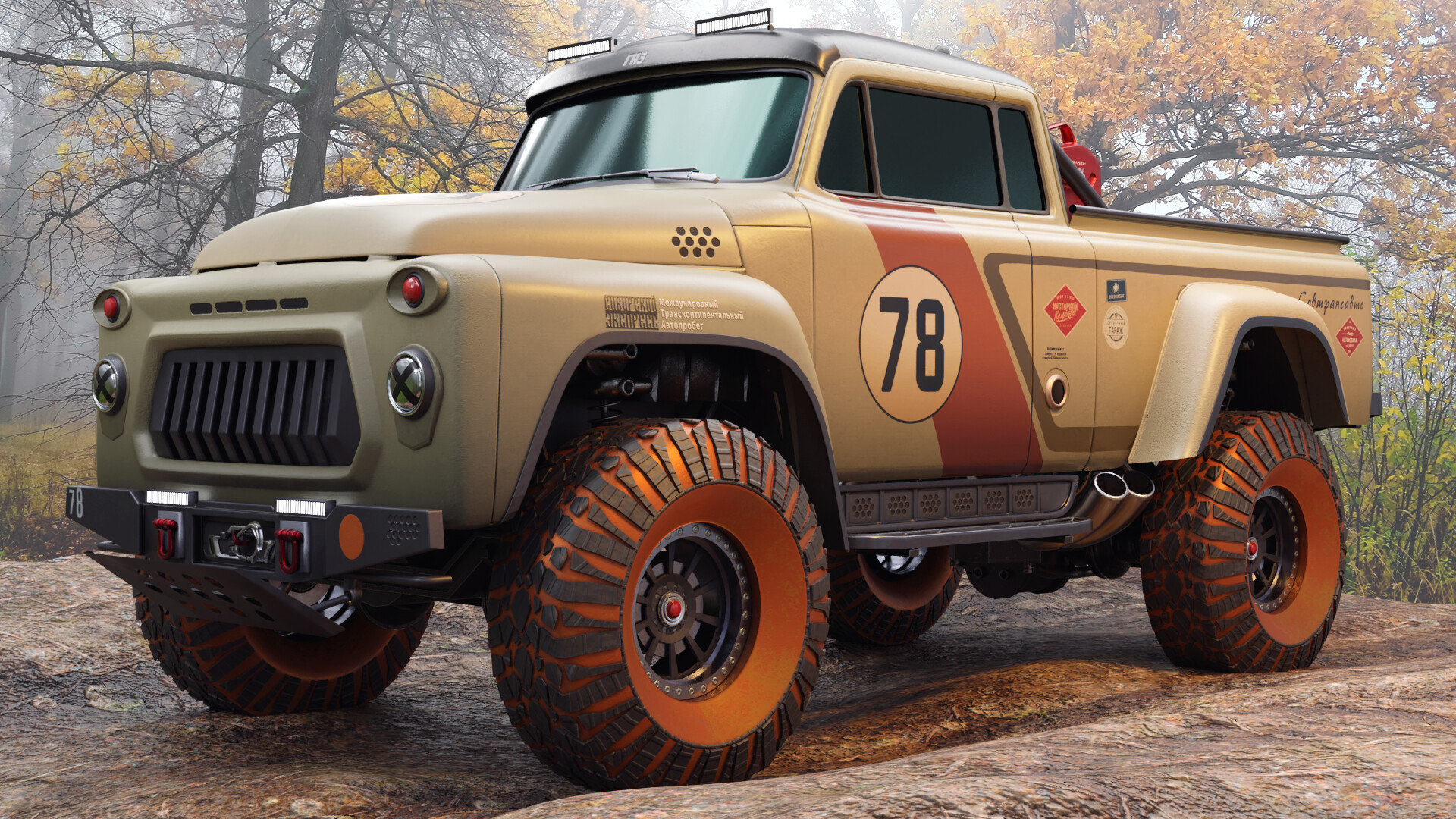 ArtStation - Gaz-52 "Siberian Express"