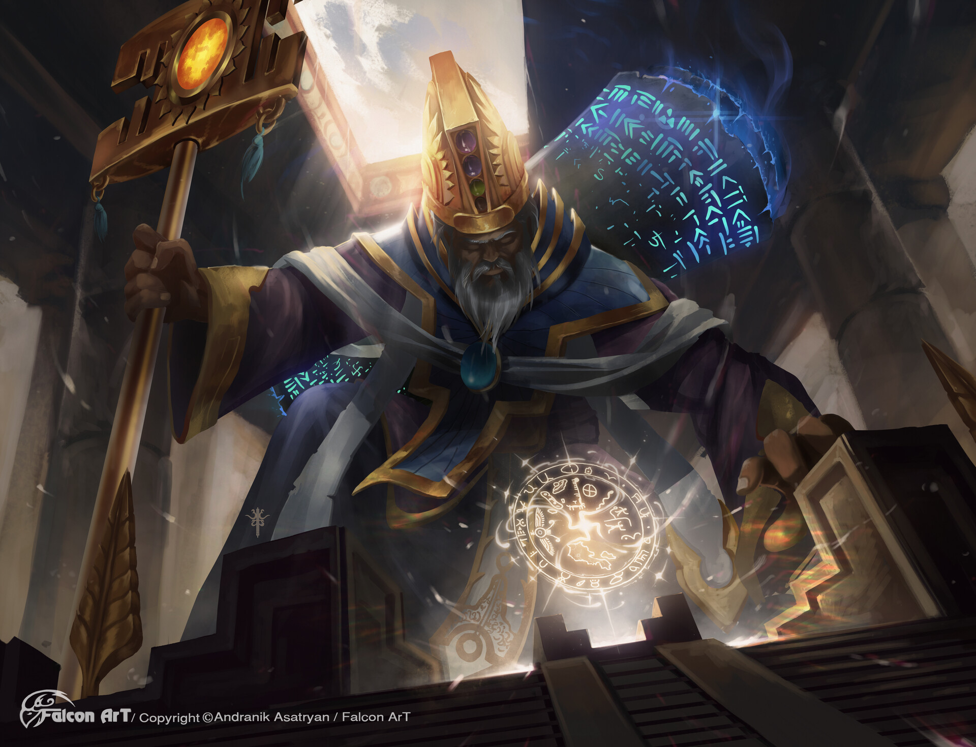 ArtStation - Tir God of wisdom, written language, culture, and science ...