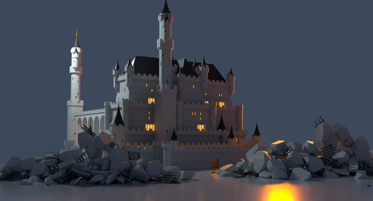 Giimann . - Castle Generator Houdini V1