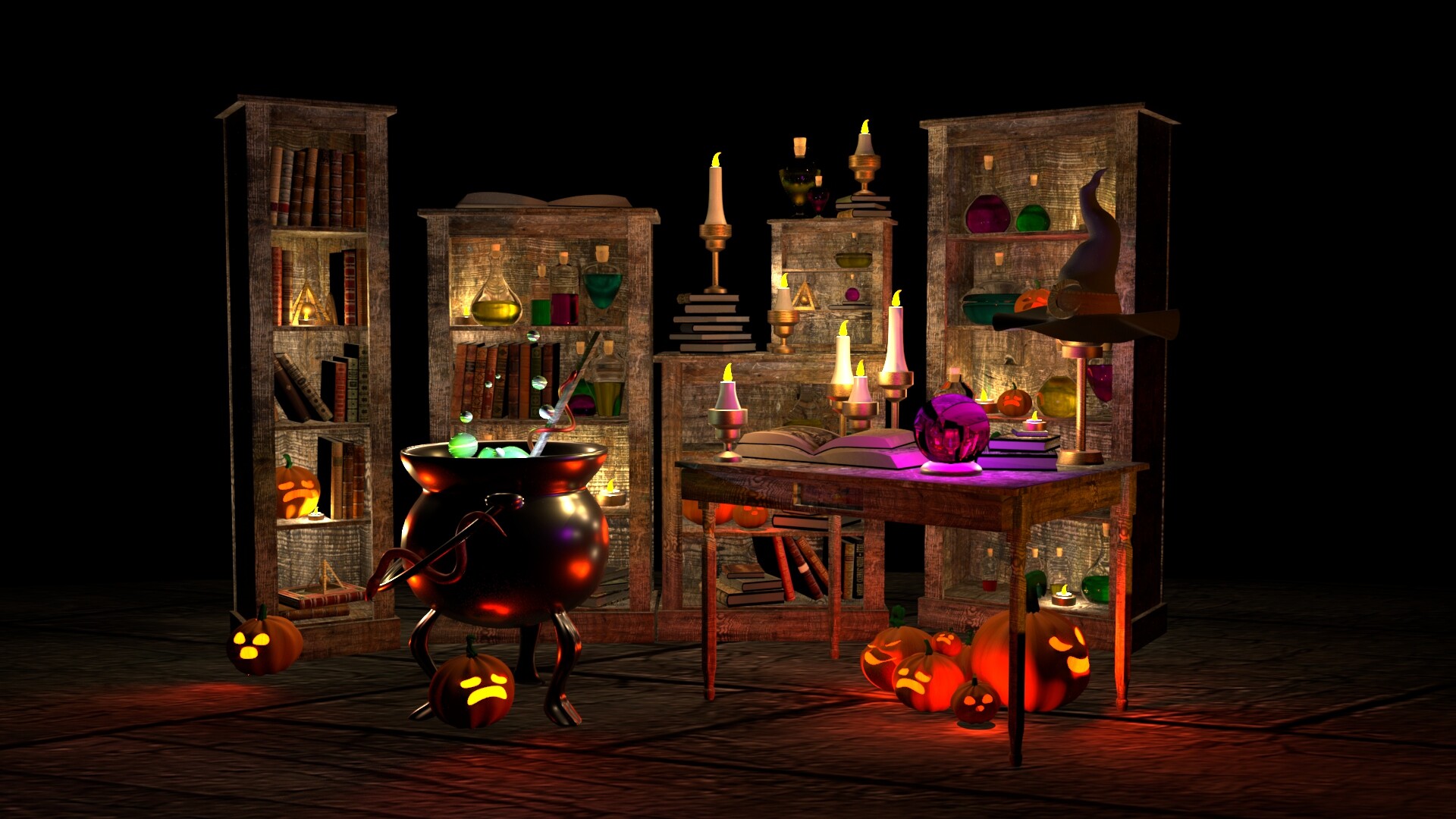 ArtStation - The Witch Office (Final Ver.) | AFM