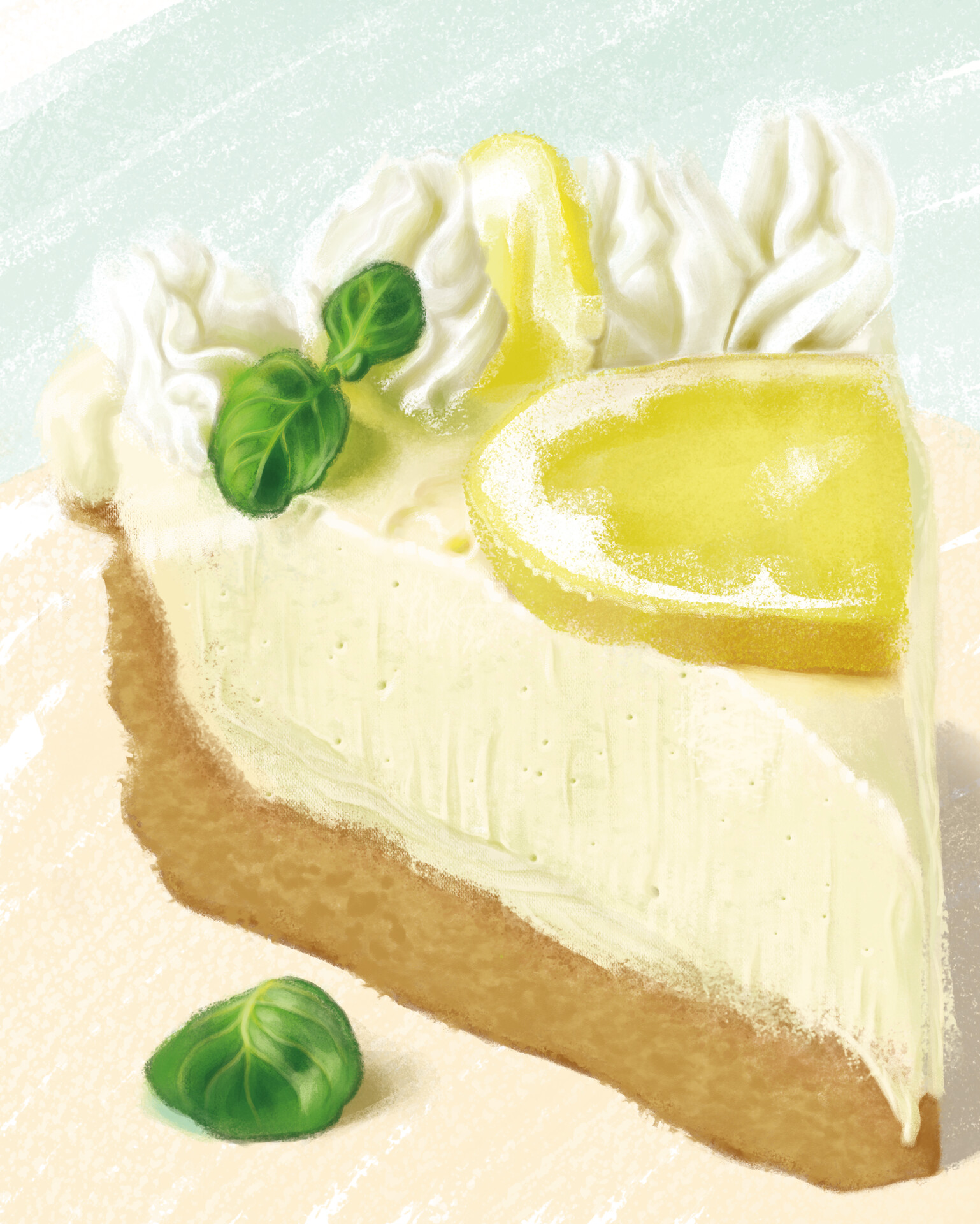 ArtStation - Lemon cheesecake