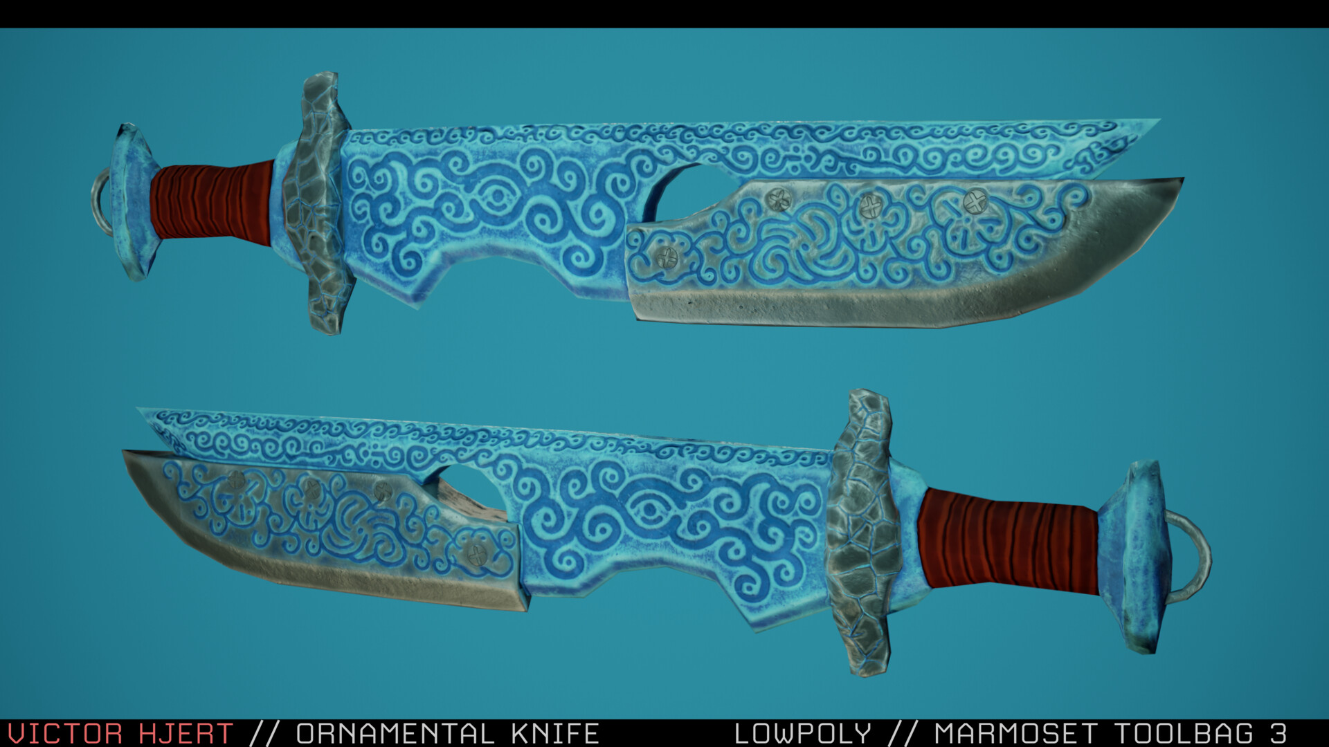 Wictor Hjert - Ornamental Knife Stylized
