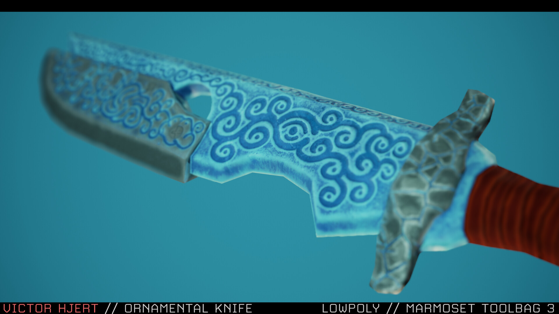 Wictor Hjert - Ornamental Knife Stylized