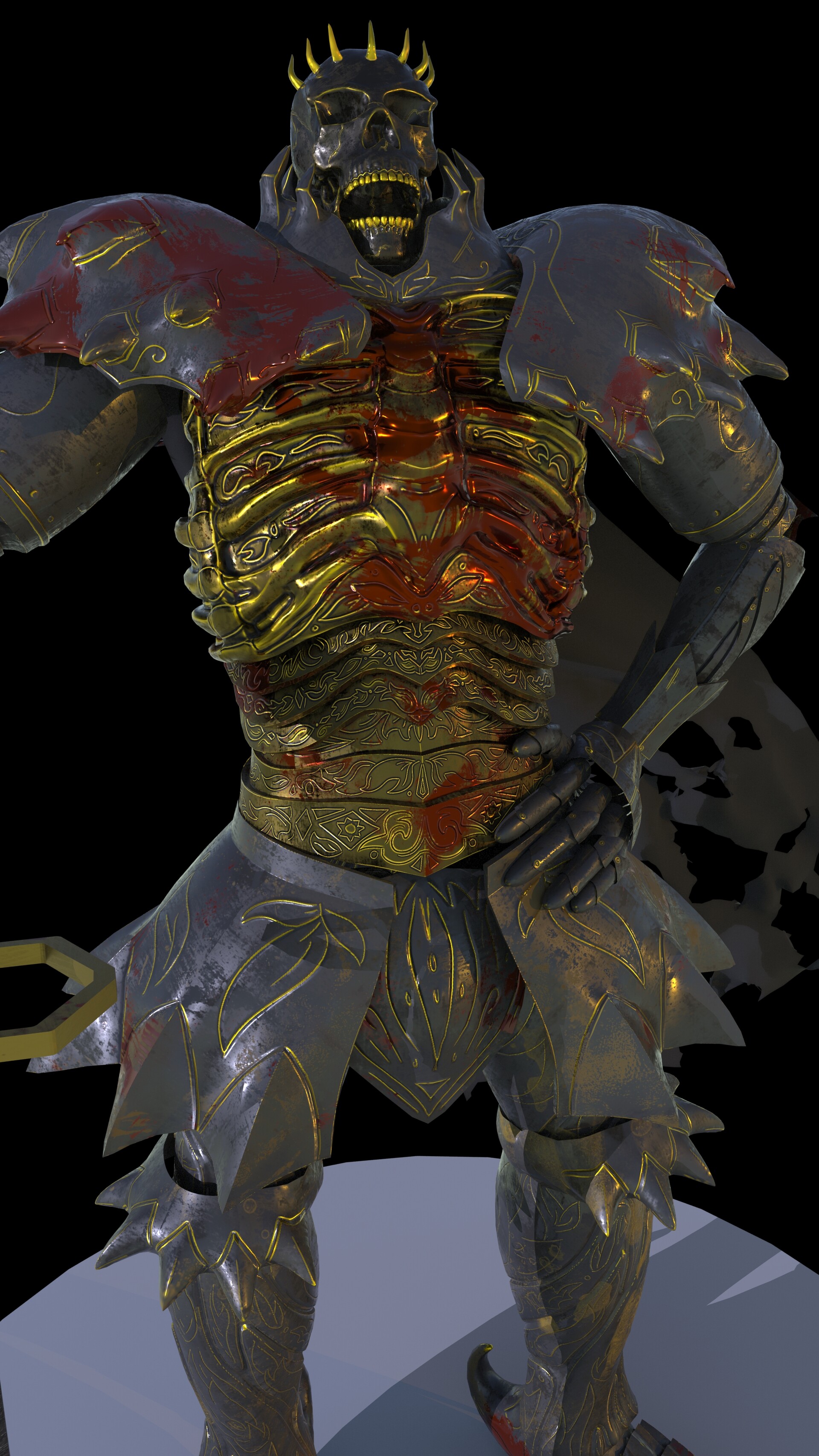 Logan Duffy - Skull Knight armor fan art