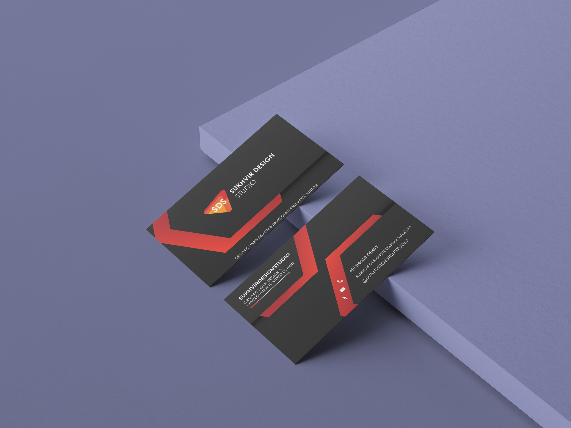 Video Editor Business Card