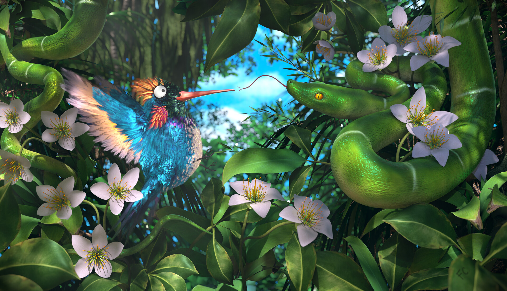 ArtStation - The Hummingbird