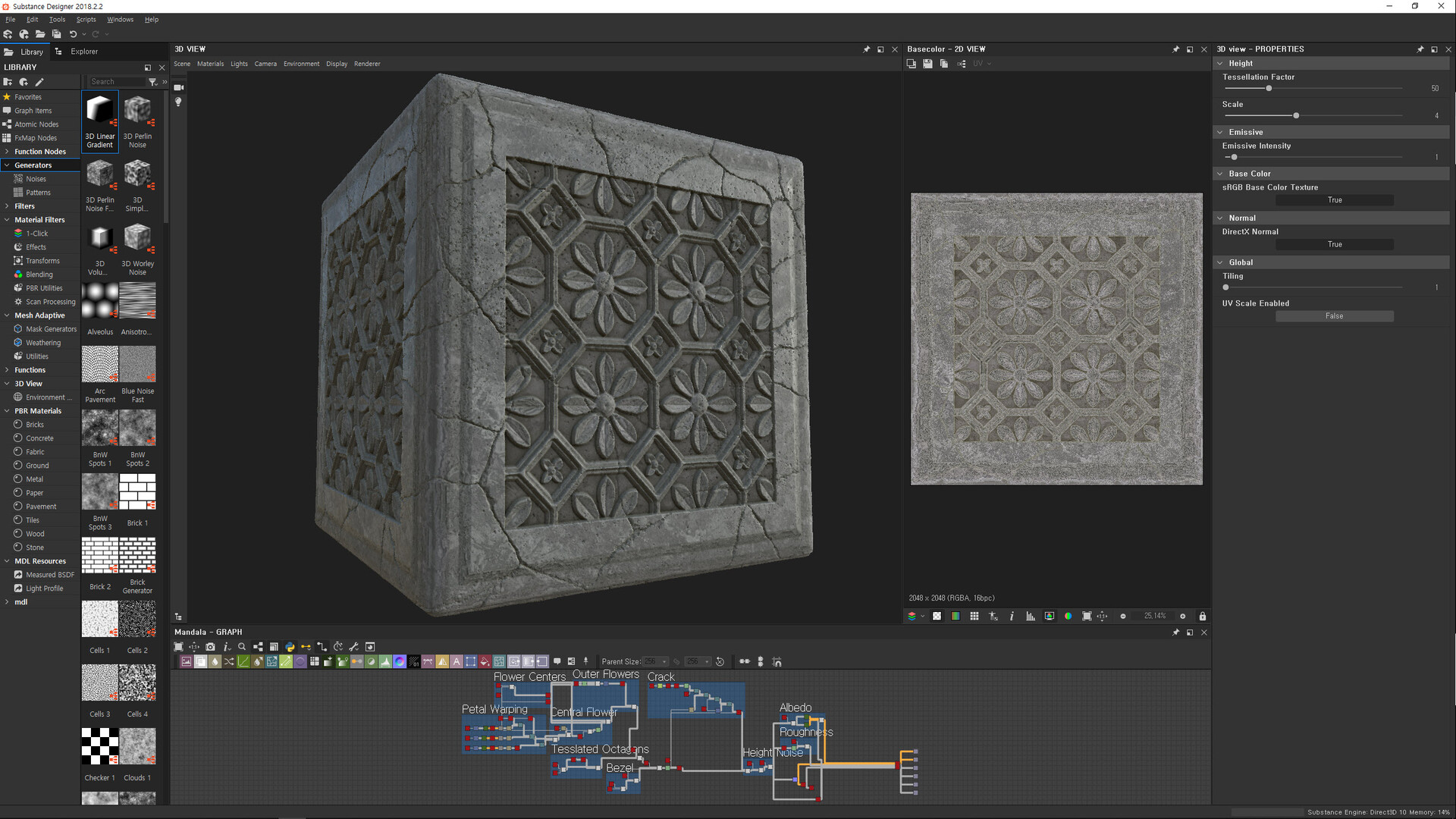 ArtStation - Mandala Tile