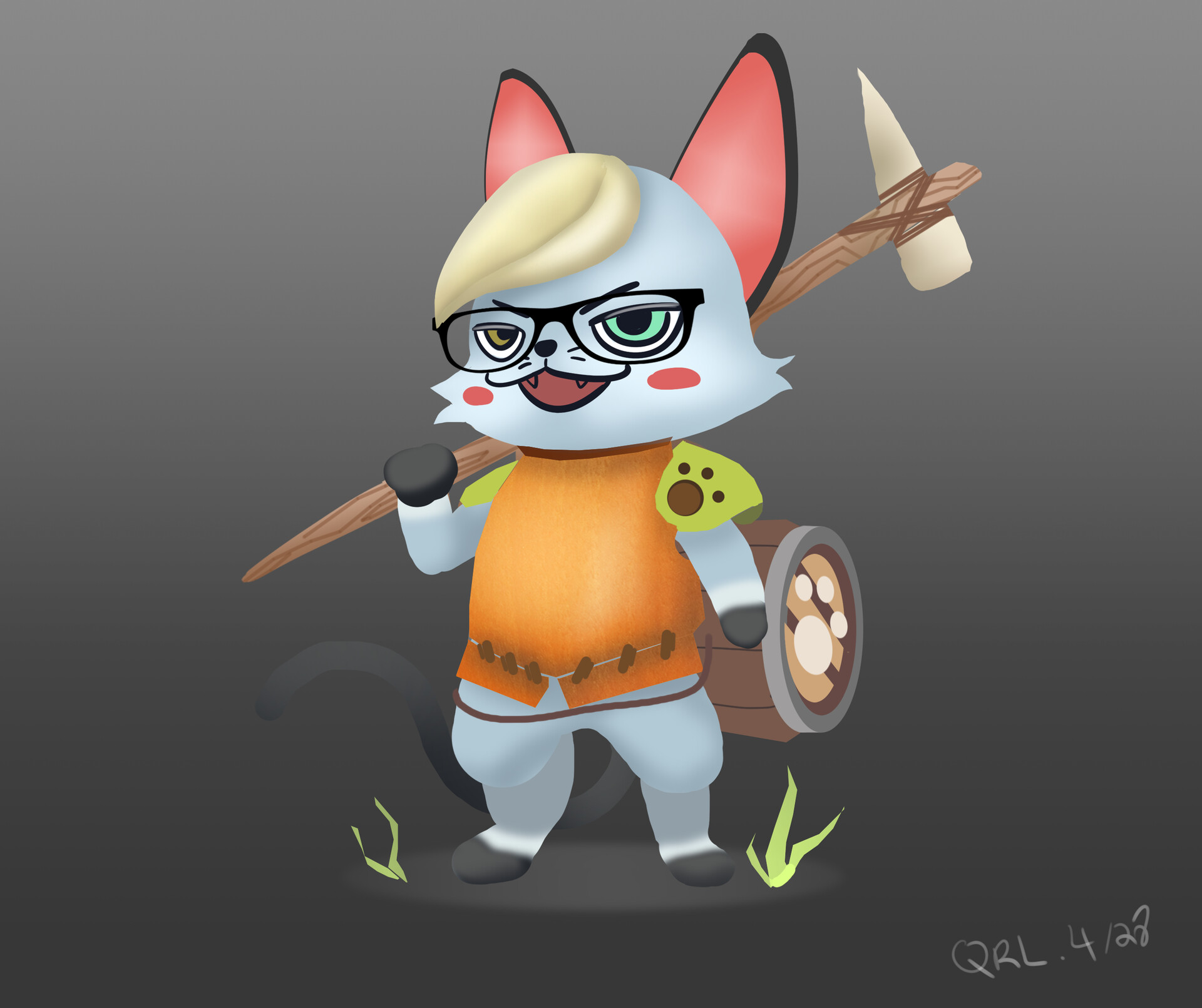 ArtStation - Raymond. But he got hired as a Palico.