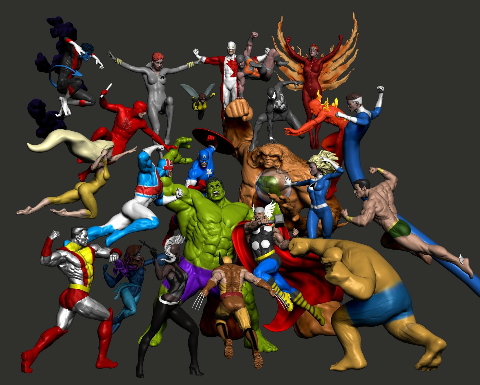 ArtStation - Hulk Versus