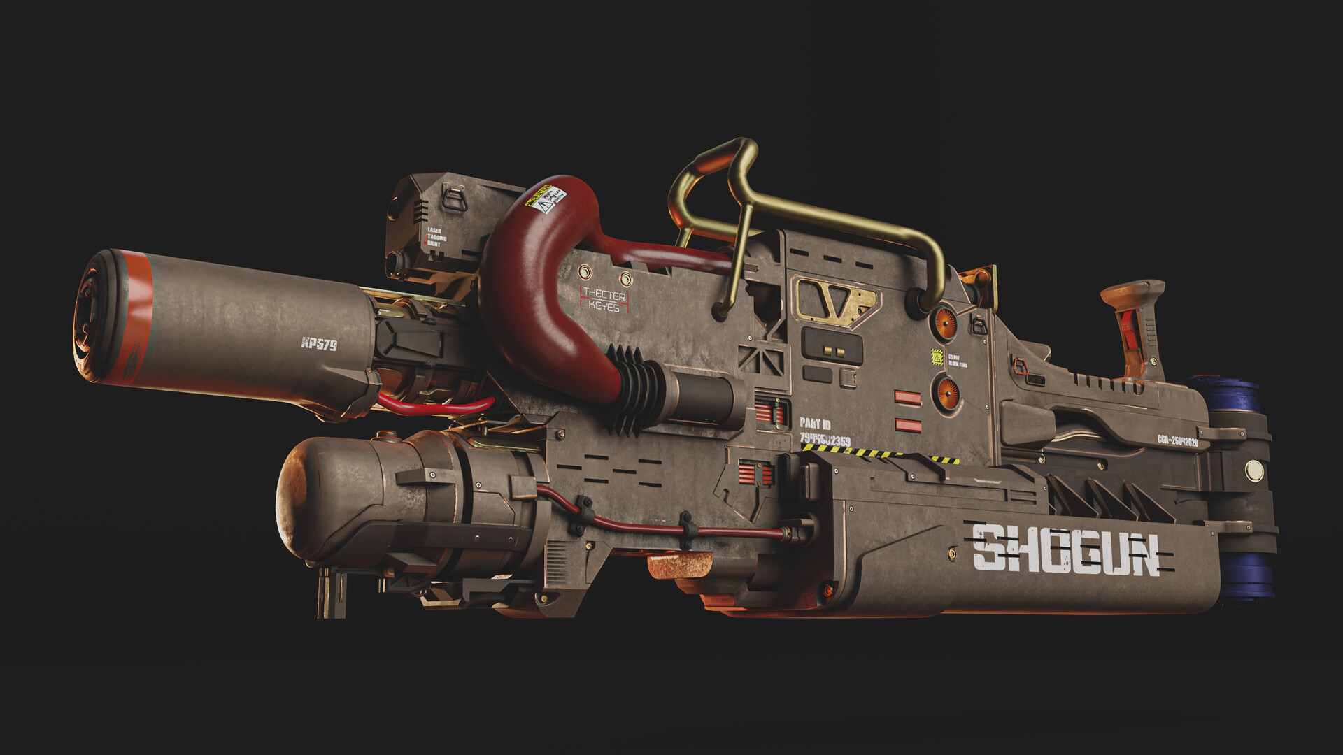ArtStation - Another heavy, hand - held cannon