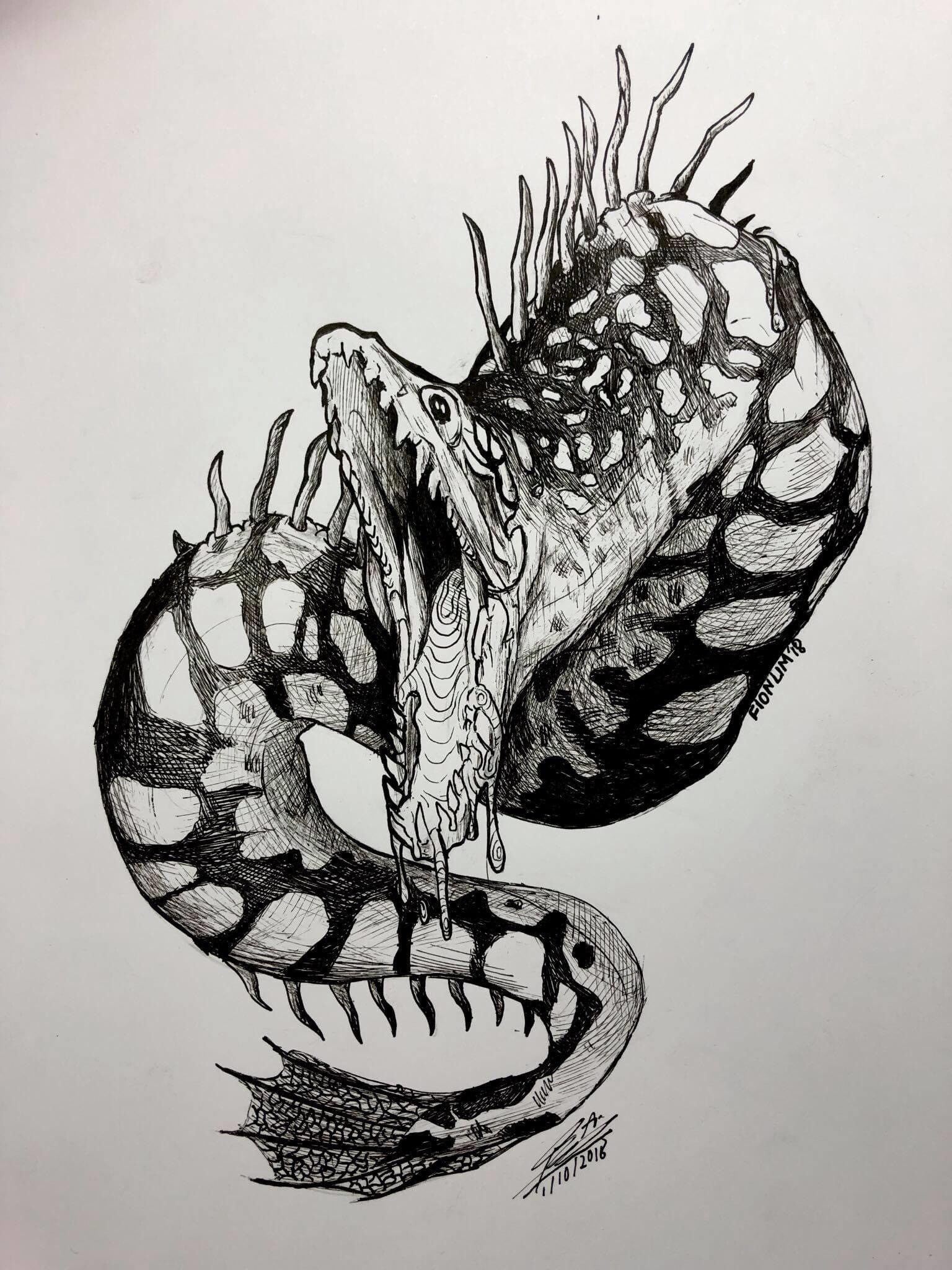 ArtStation - Poisonous - Ink Pen