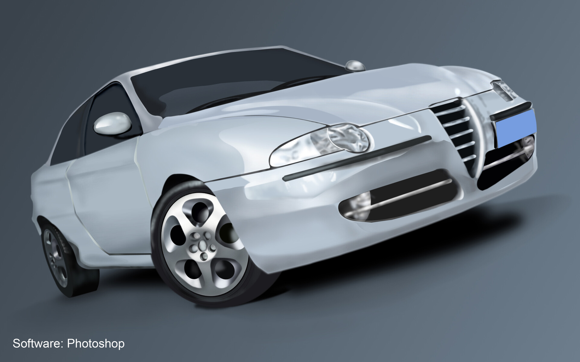 ArtStation - Car- Photoshop Work