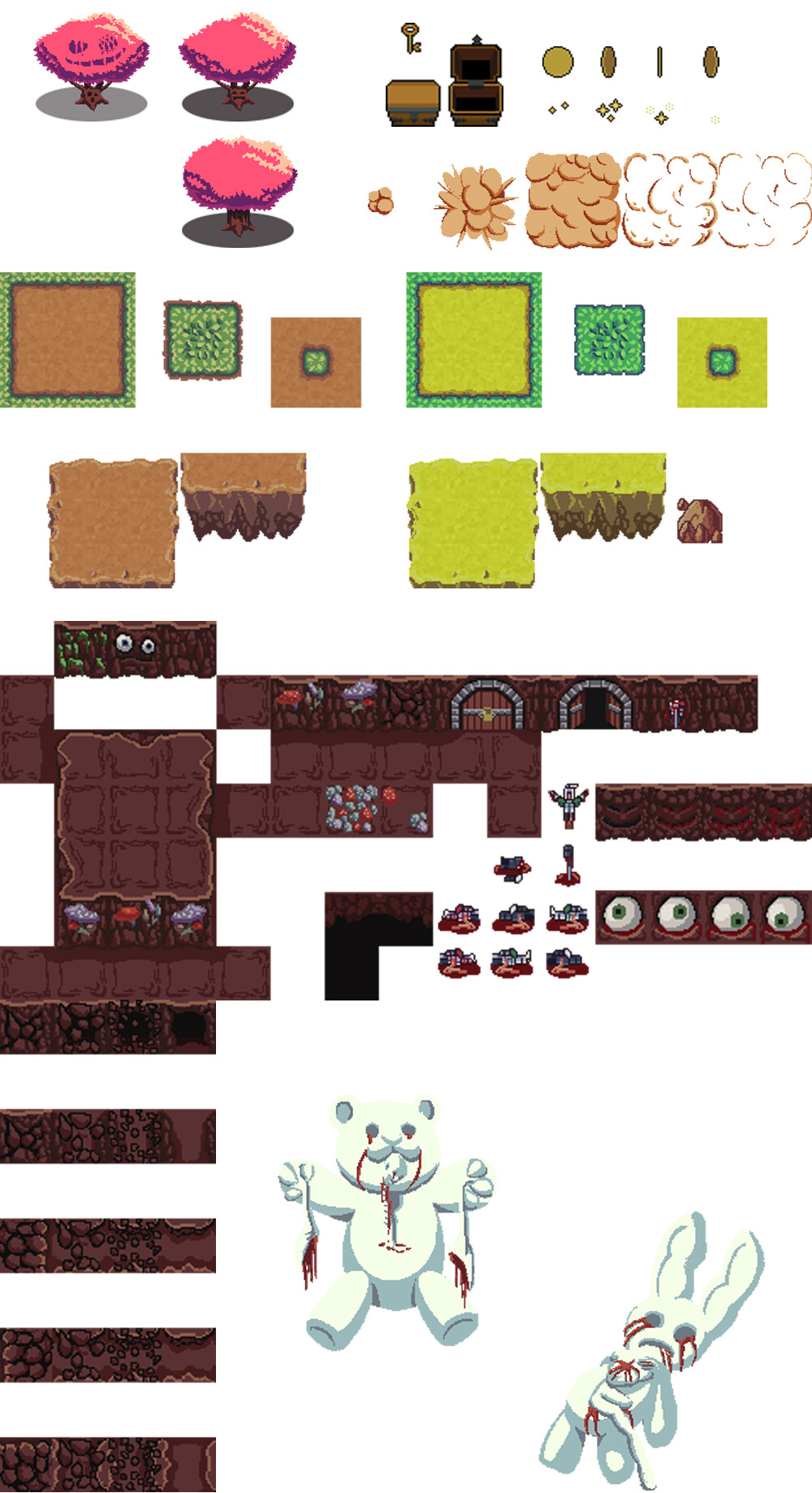 ArtStation - Tiles for a Game Jam
